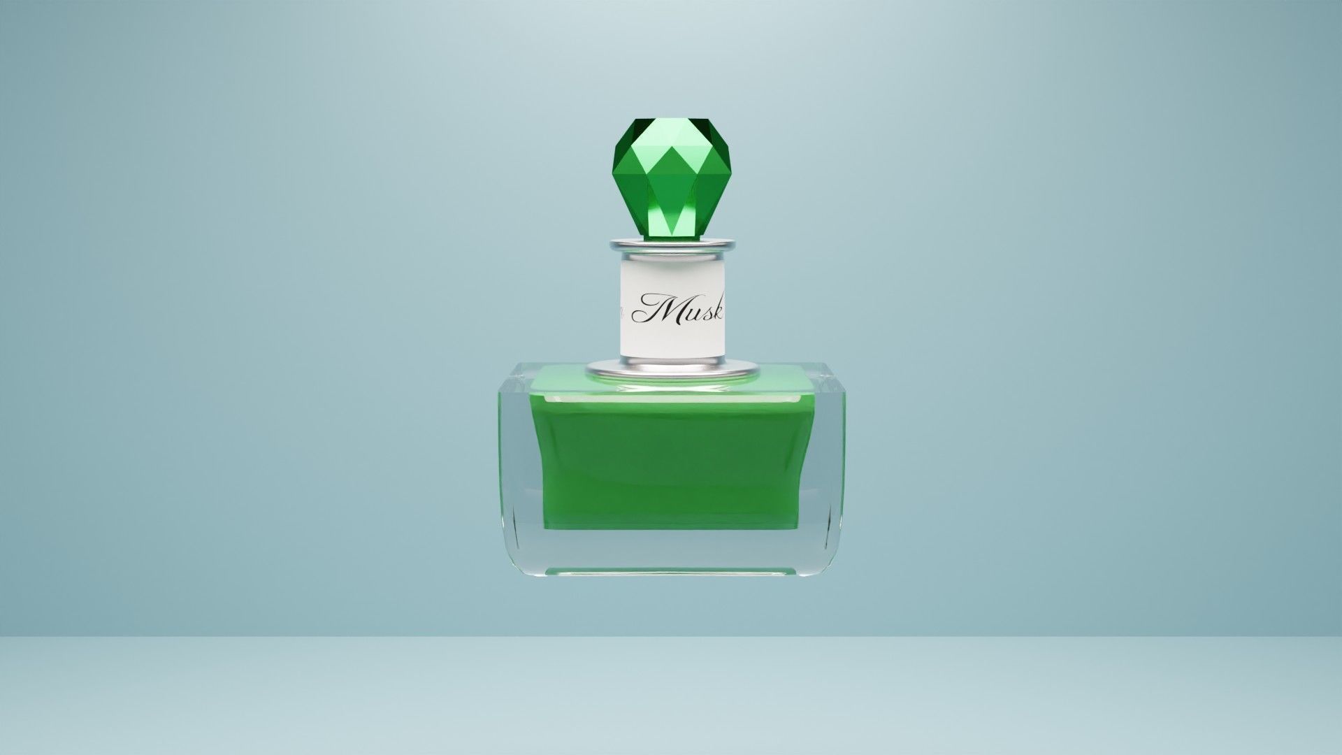 3D model Concept Arabian perfume lowpoly blender VR / AR / low-poly ...