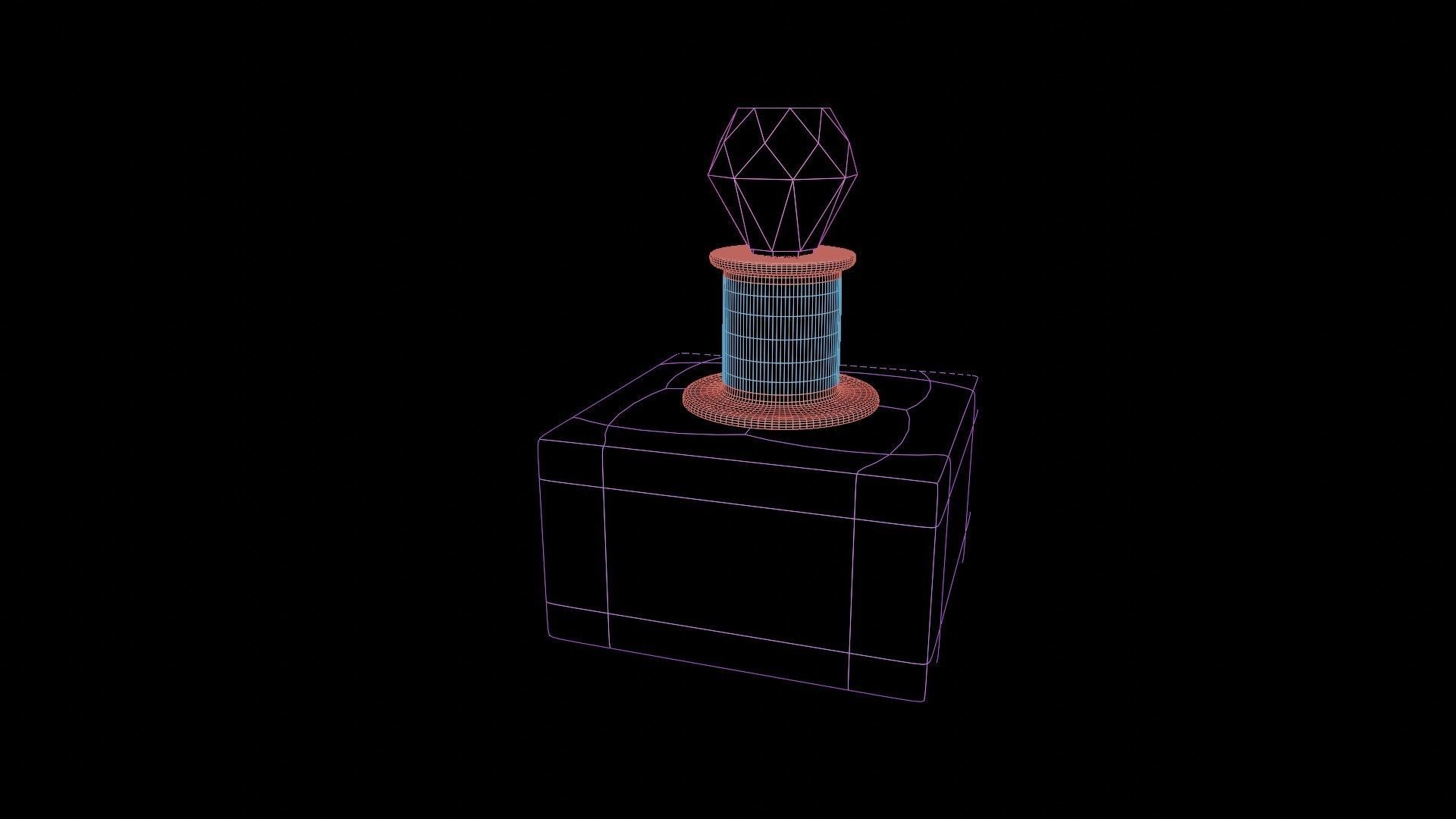 3D model Concept Arabian perfume lowpoly blender VR / AR / low-poly ...