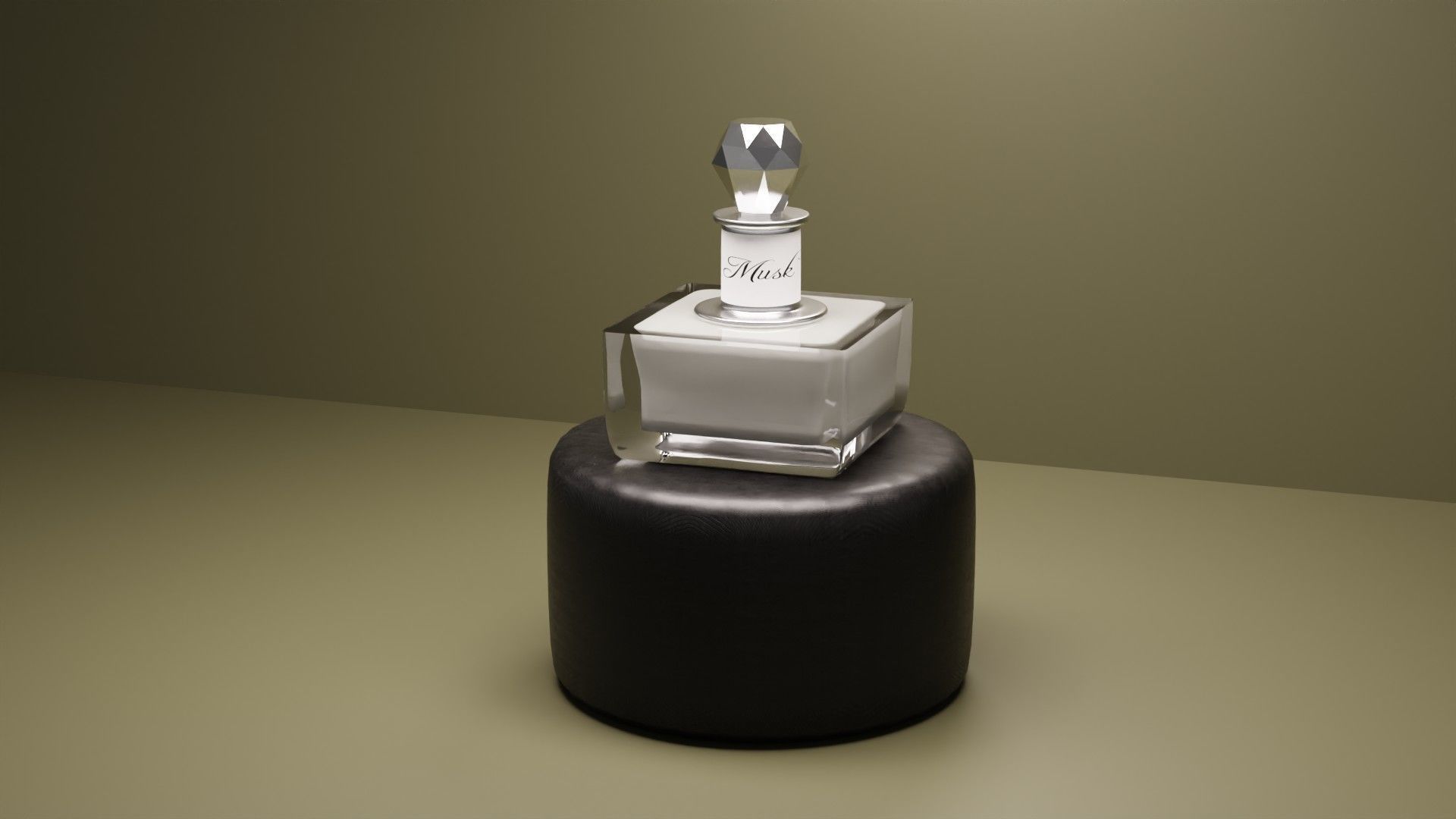 3D model Concept Arabian perfume lowpoly blender VR / AR / low-poly ...