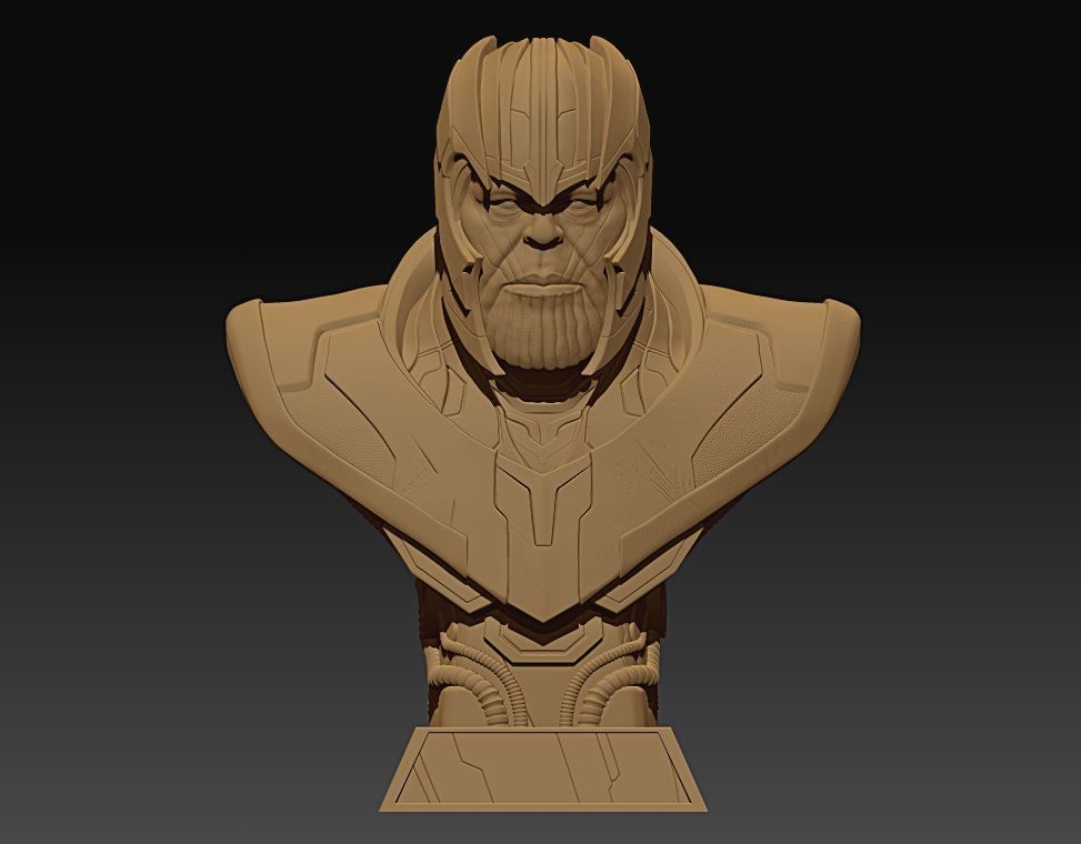 Marvel Thanos Bust ready for 3d printing 3D print model 3D model 3D printable | CGTrader