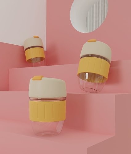 Bottle design 3D model | CGTrader