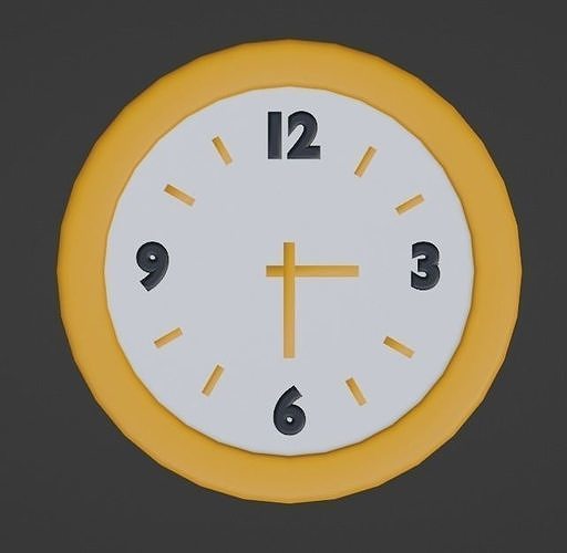 3d Clock free VR / AR / low-poly 3D model | CGTrader