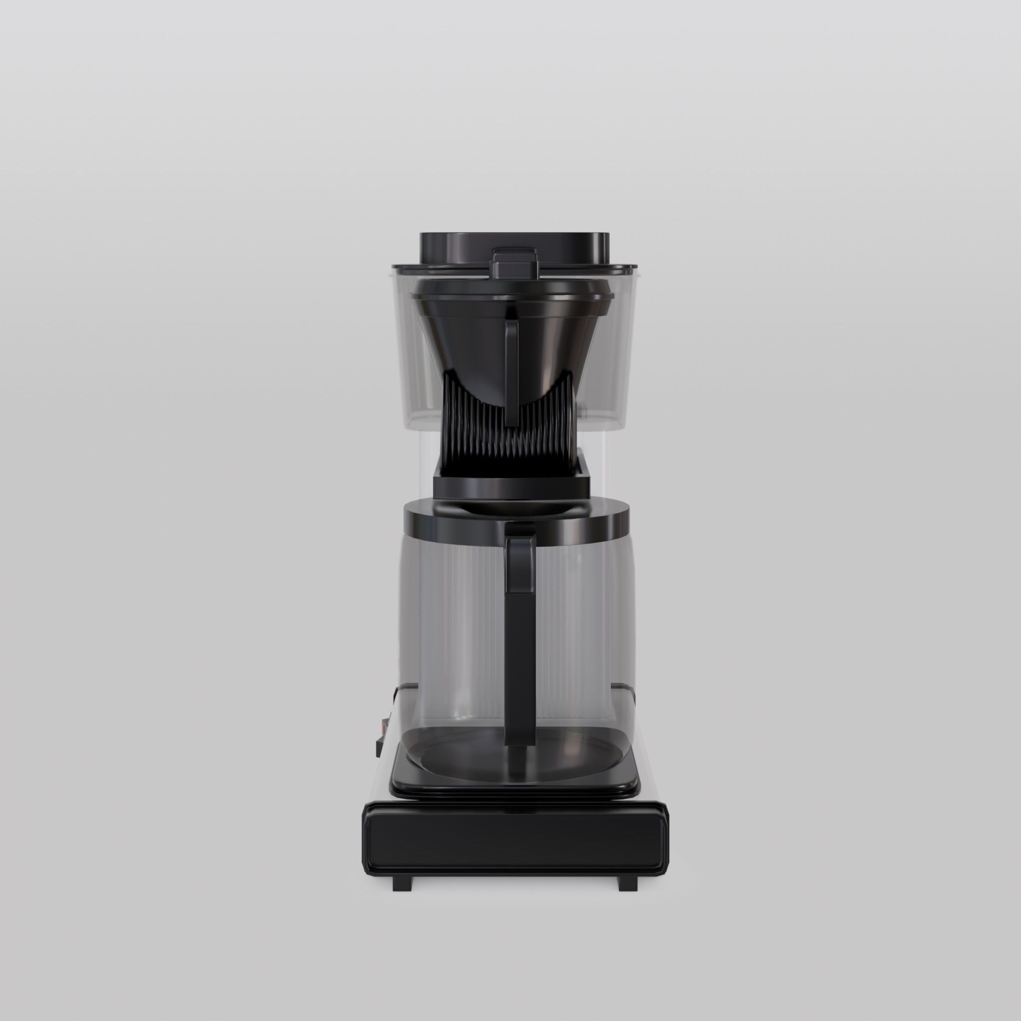 3D model Coffee Maker KB White metallic VR / AR / low-poly | CGTrader