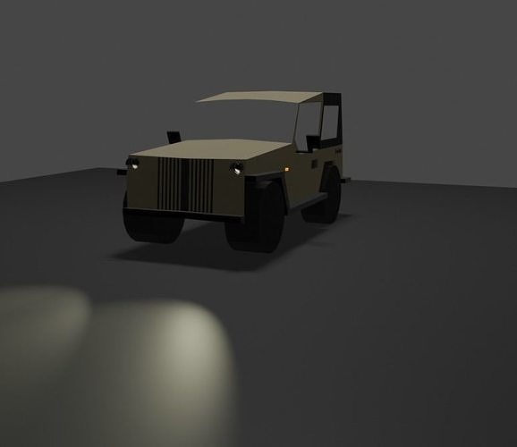 A JEEP 3D model 3D printable | CGTrader