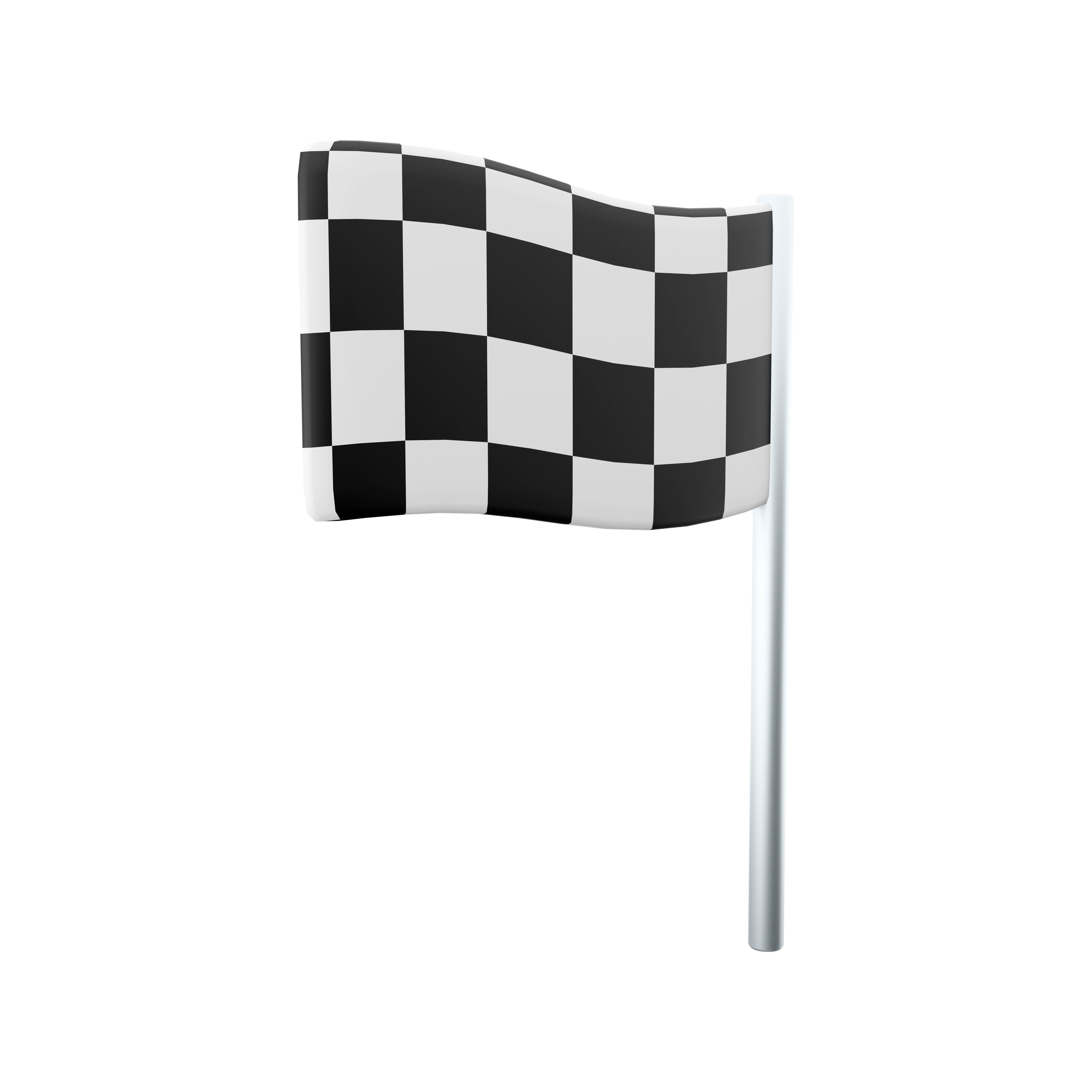 3d racing flag icon 3D model | CGTrader