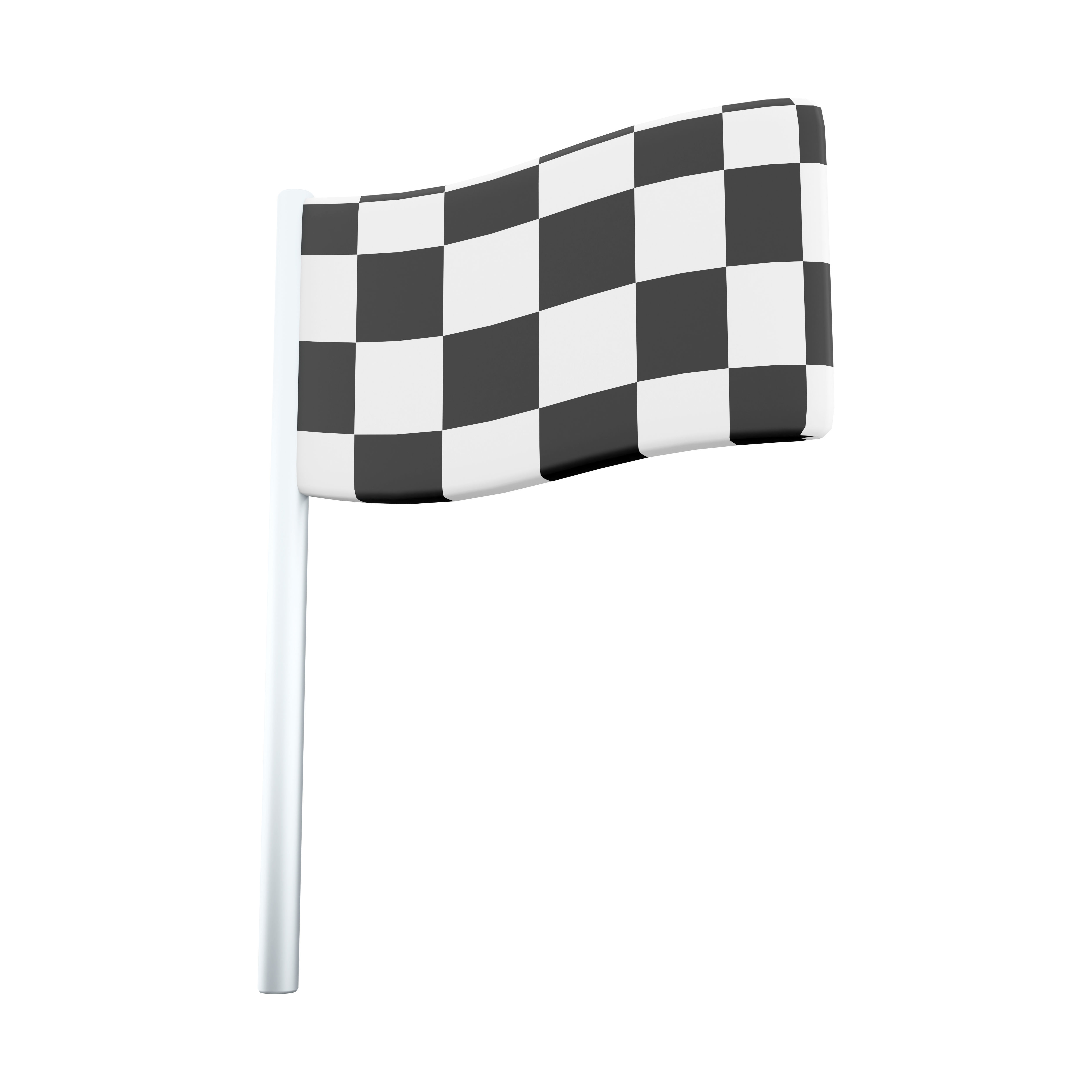 3d racing flag icon 3D model | CGTrader