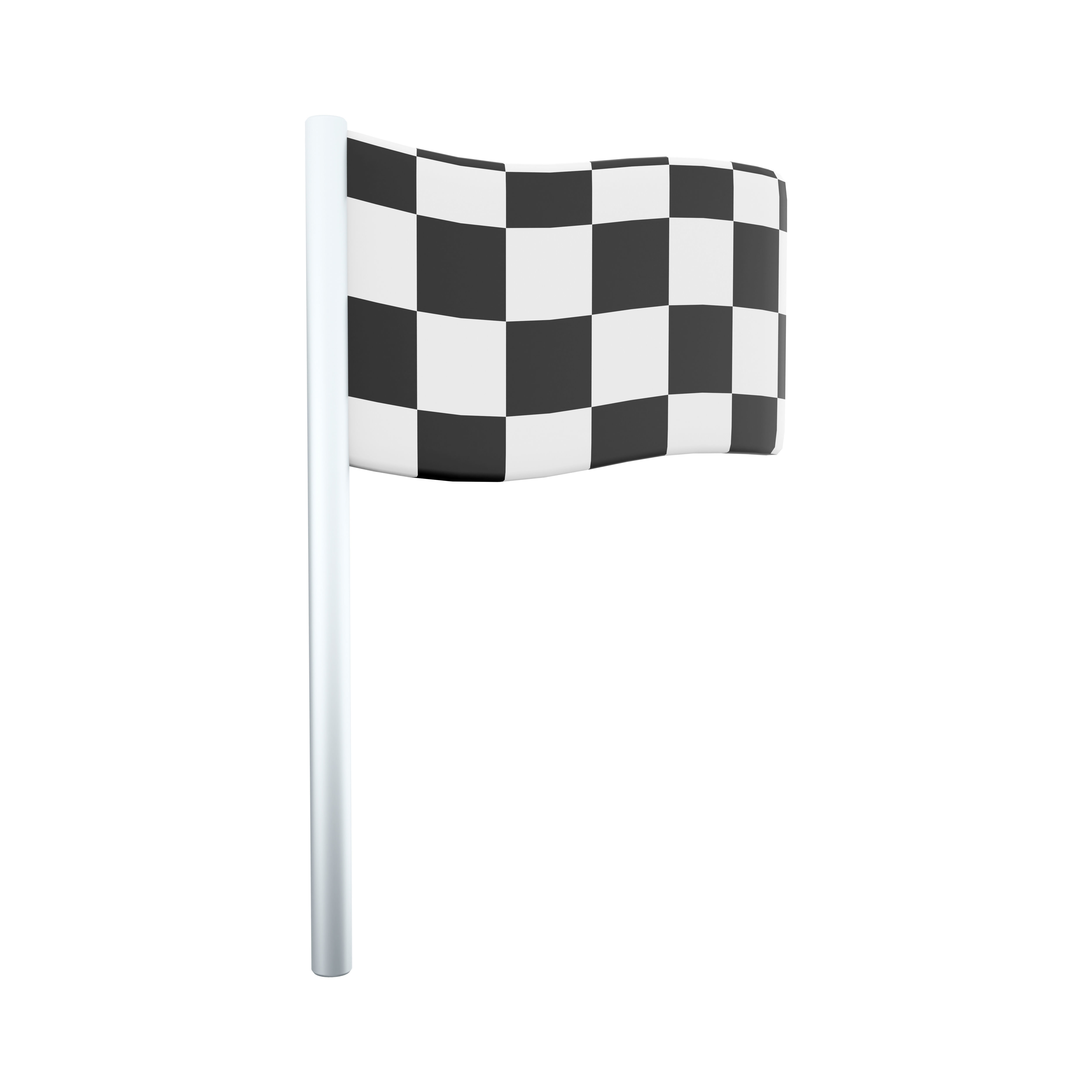 3d racing flag icon 3D model | CGTrader