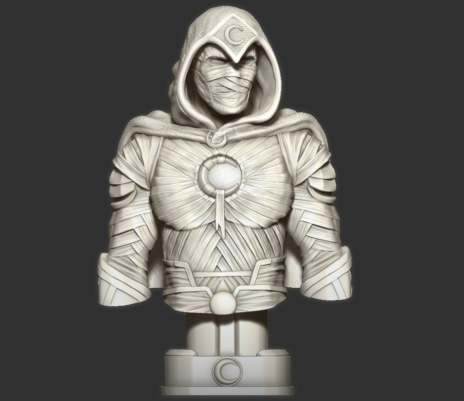 Moon Knight Bust 3d printable model printable 3D model 3D printable ...