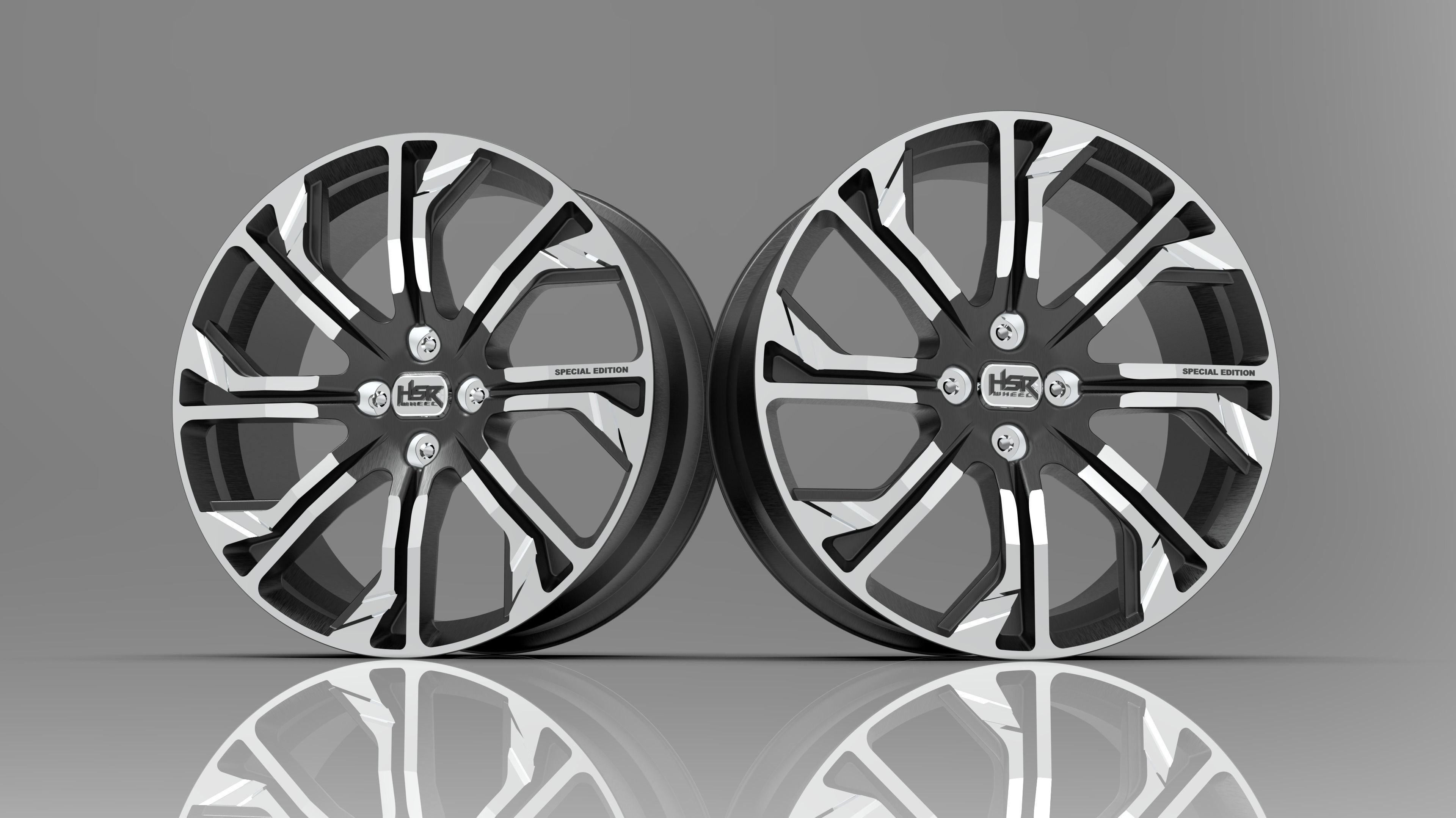 Rim 18in V7 3D model rigged | CGTrader