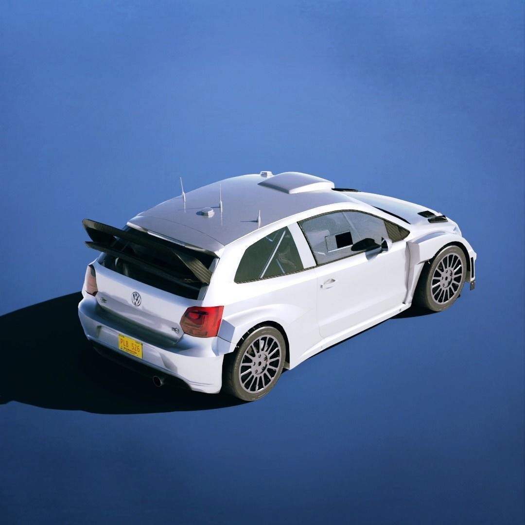 3D model Volkswagen Polo R WRC 2015 VR / AR / low-poly | CGTrader