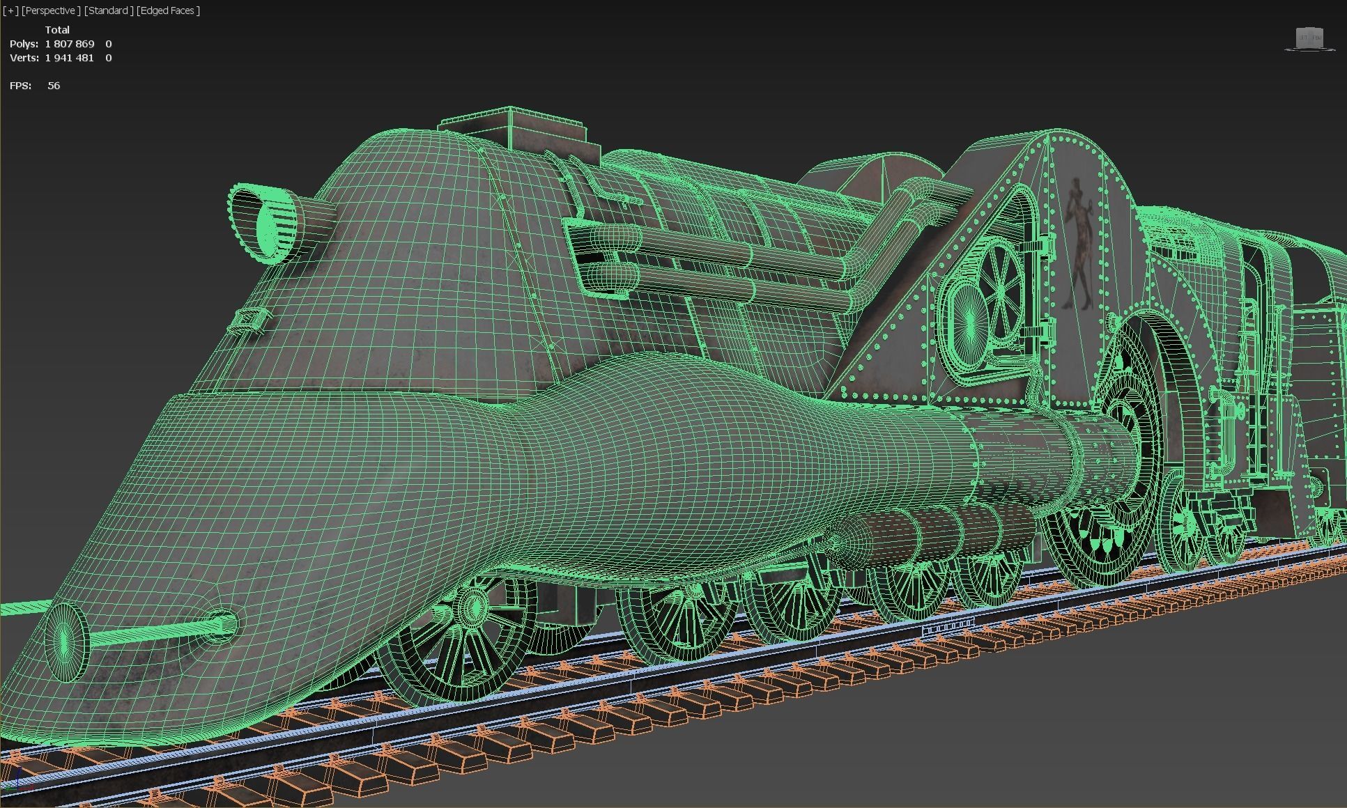 Train Syberia 3D model | CGTrader