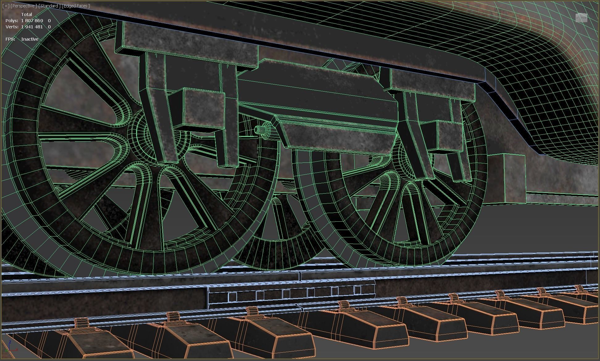 Train Syberia 3D model | CGTrader