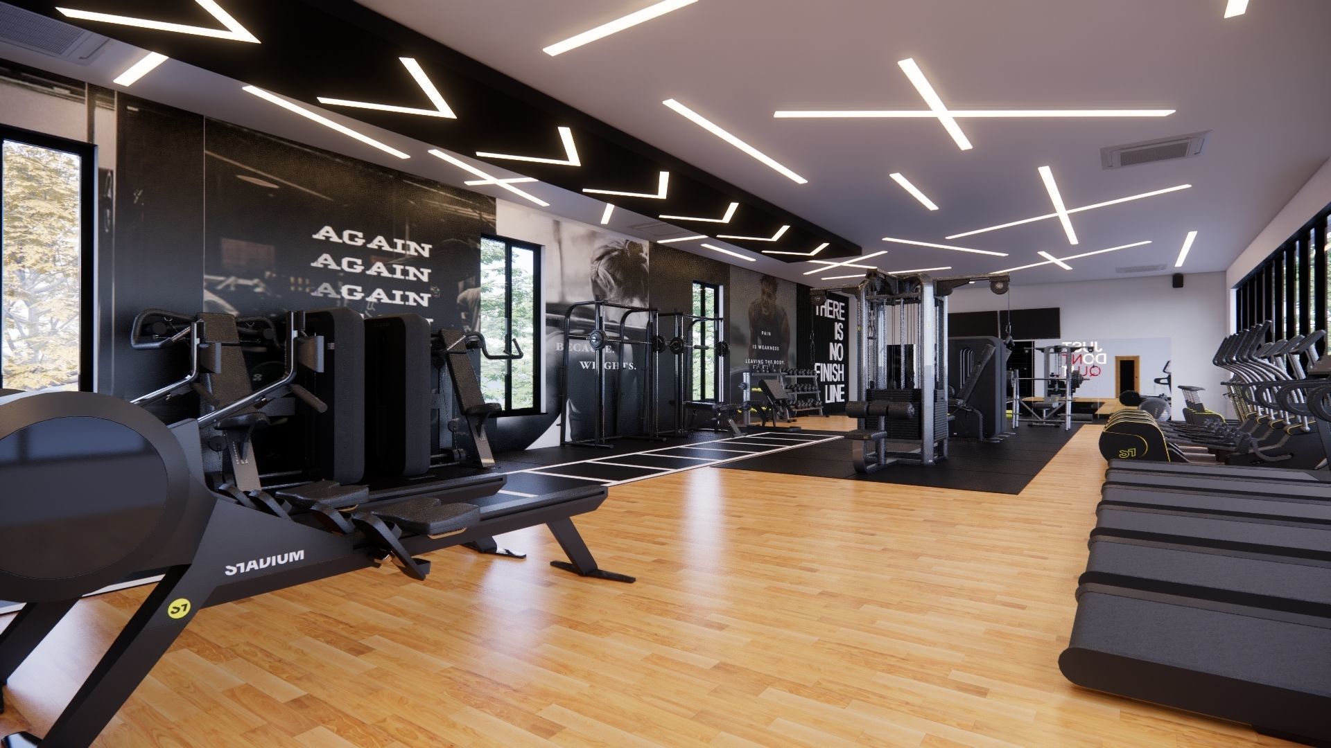 GYM DESIGN 3D model | CGTrader