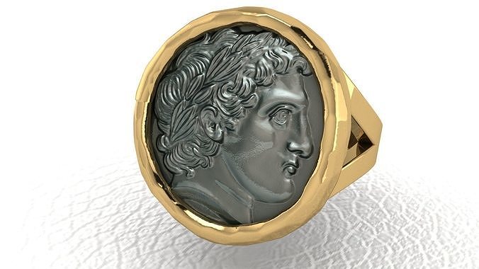 Alexander Ring 3D model 3D printable | CGTrader
