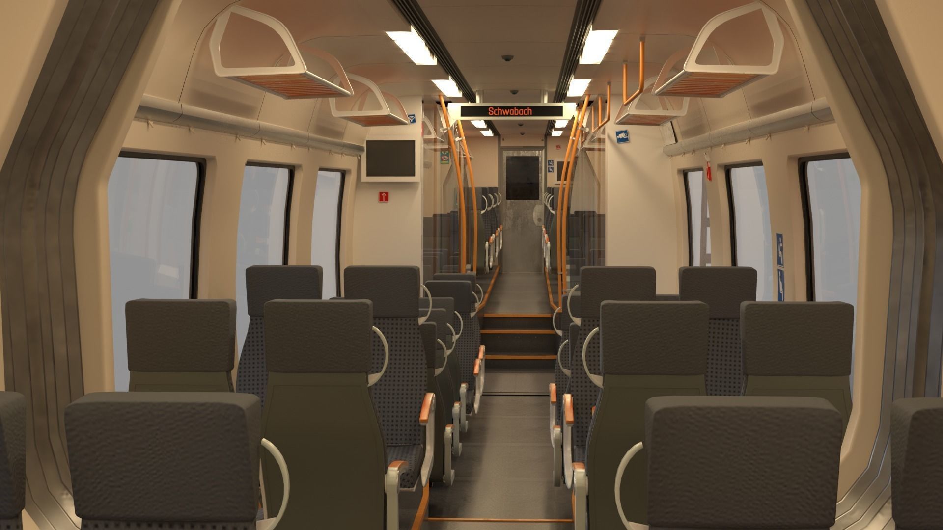 Bombardier TALENT Train Regodb 3D model | CGTrader