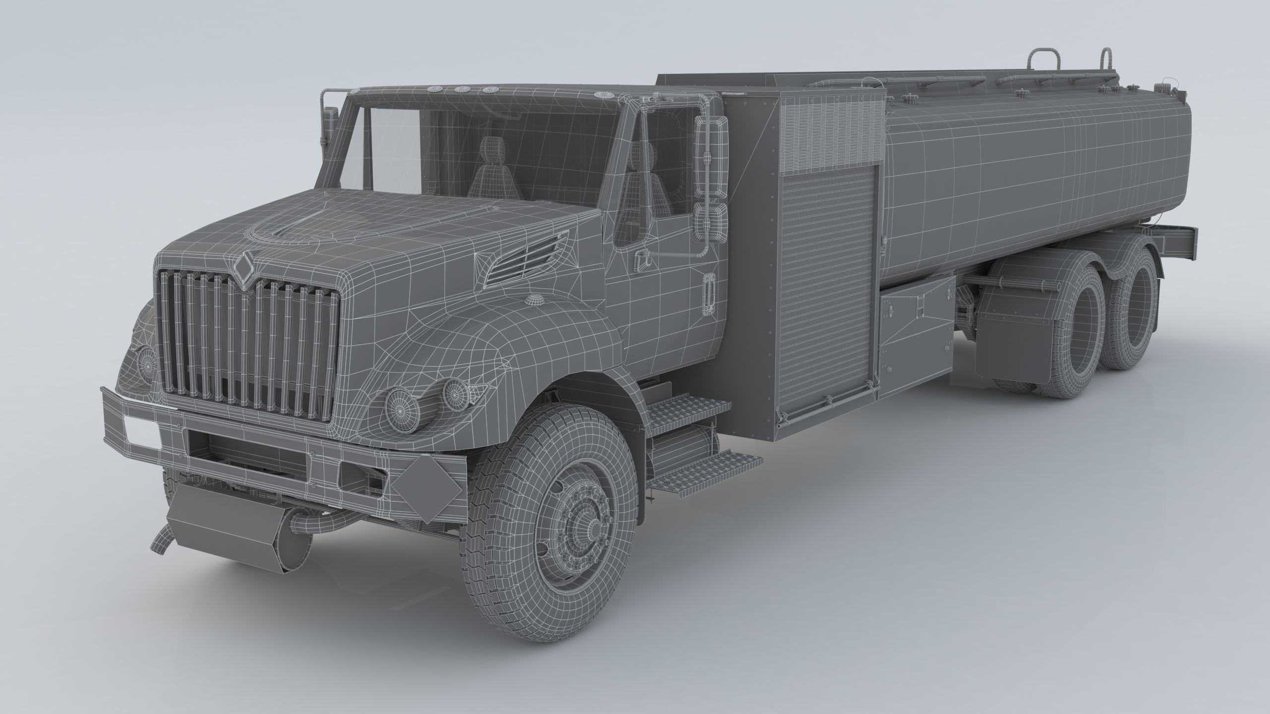Kovatch R11-6000 Refueler Sand 3D model | CGTrader