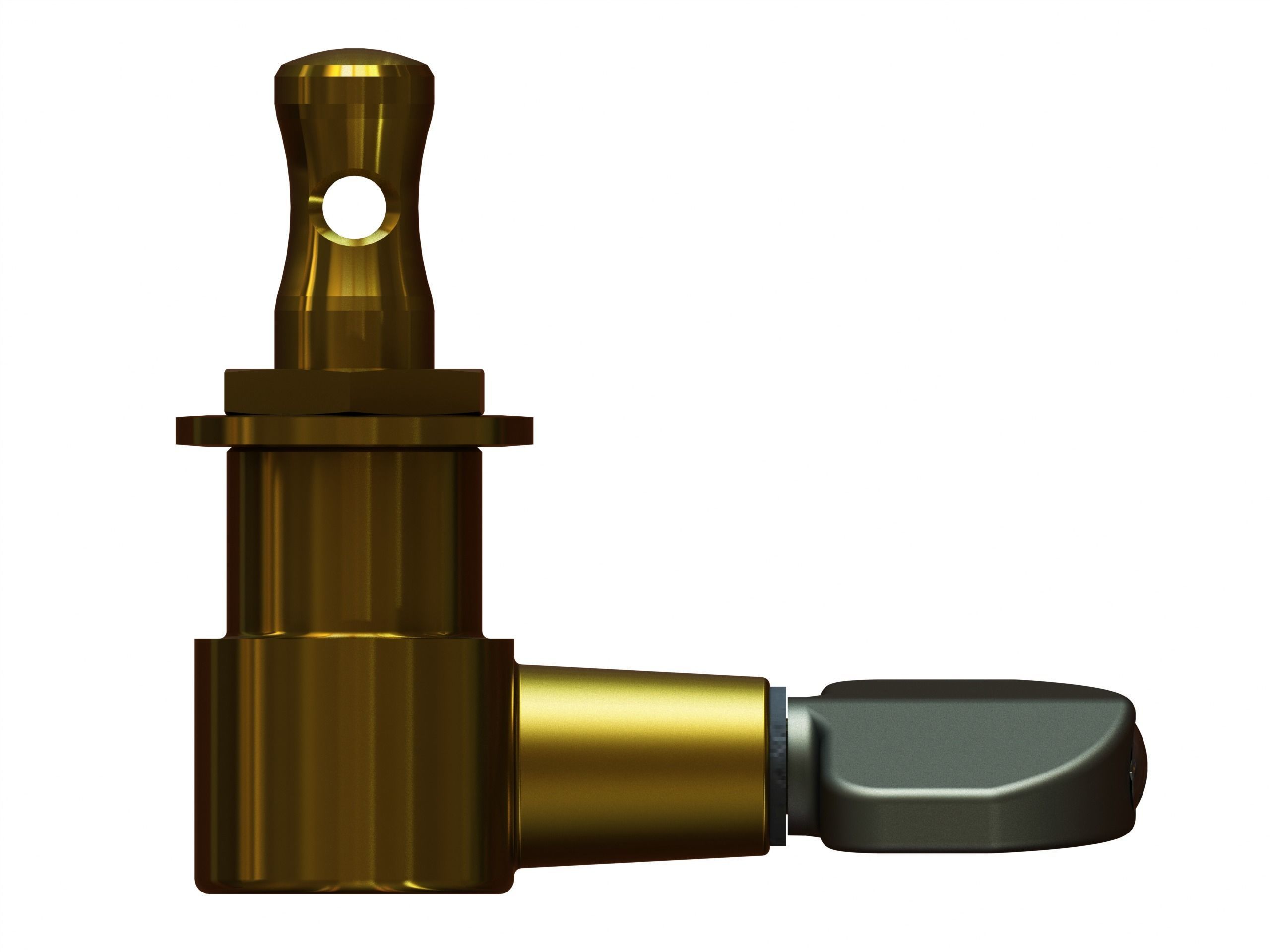 Fully Enclosed Guitar Tuner free 3D model rigged | CGTrader