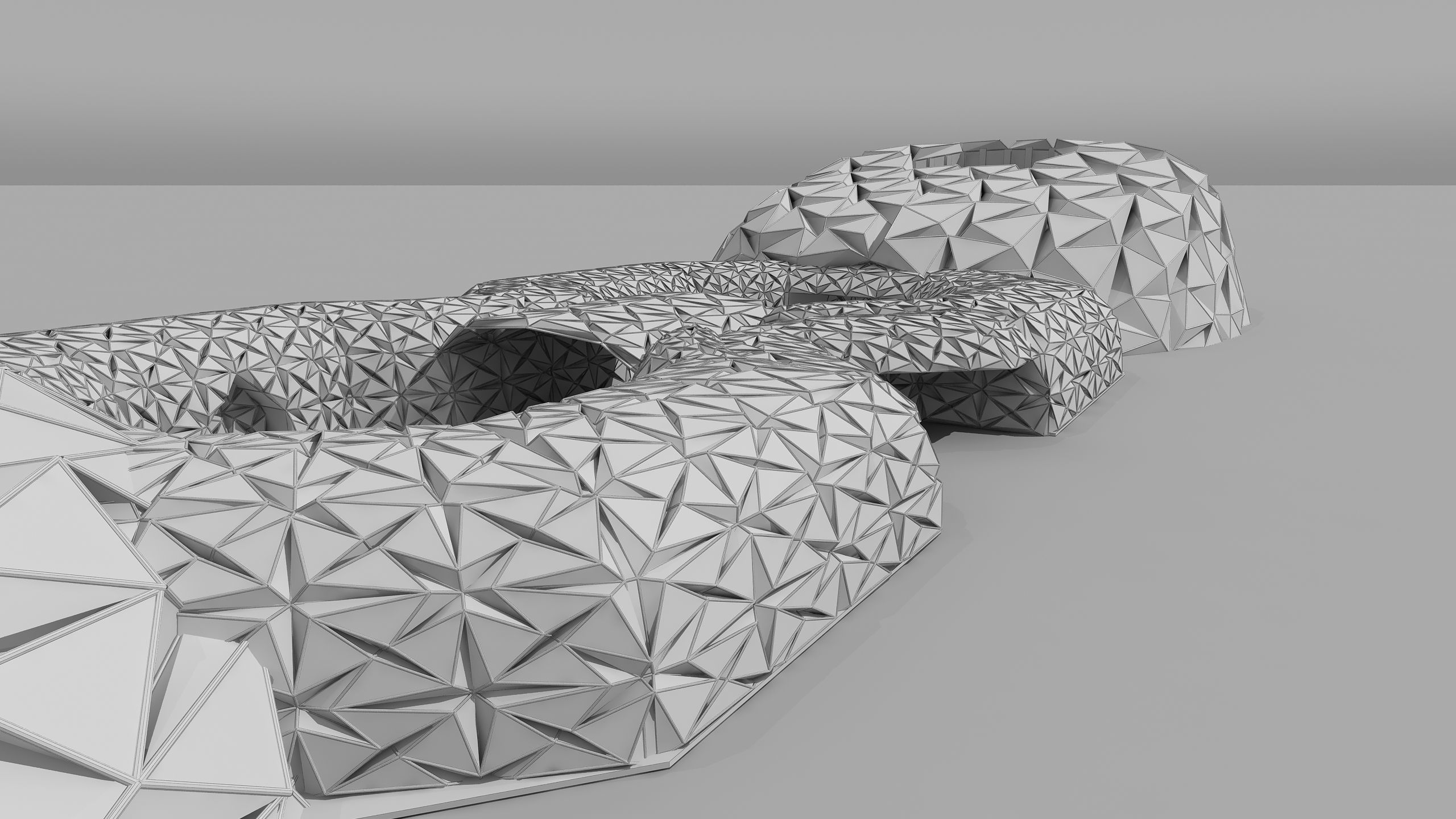 0157 - Folded Building 3D model | CGTrader