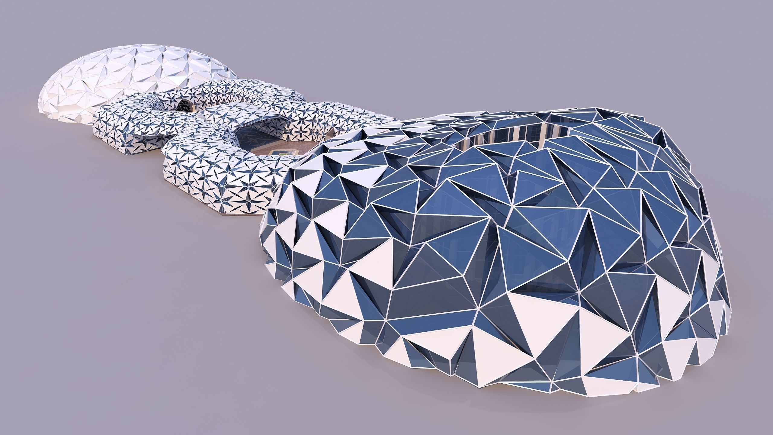 0157 - Folded Building 3D model | CGTrader