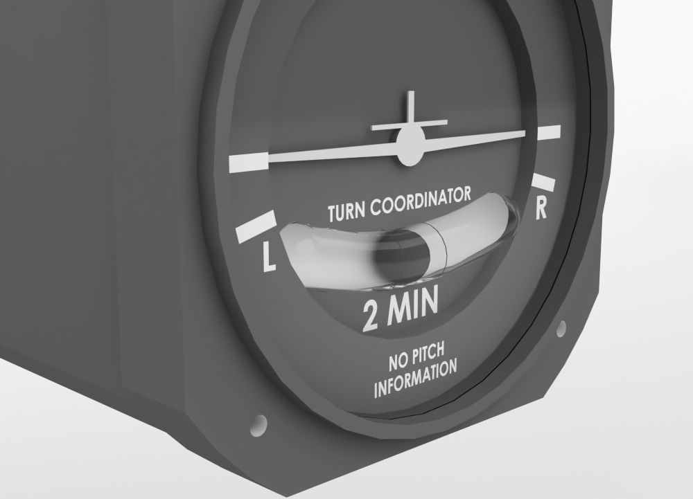 Turn Coordinator 3D model | CGTrader
