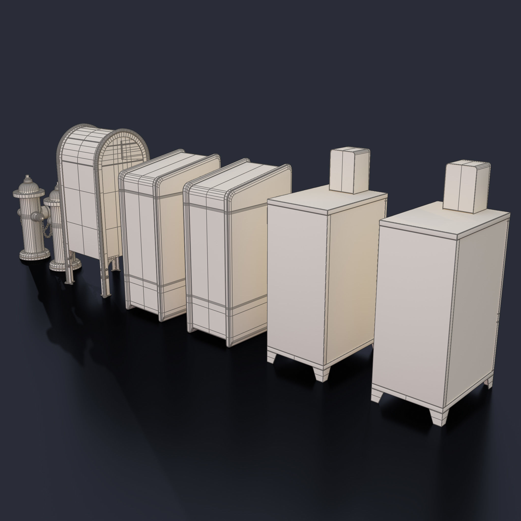 Street Assets 3D model | CGTrader