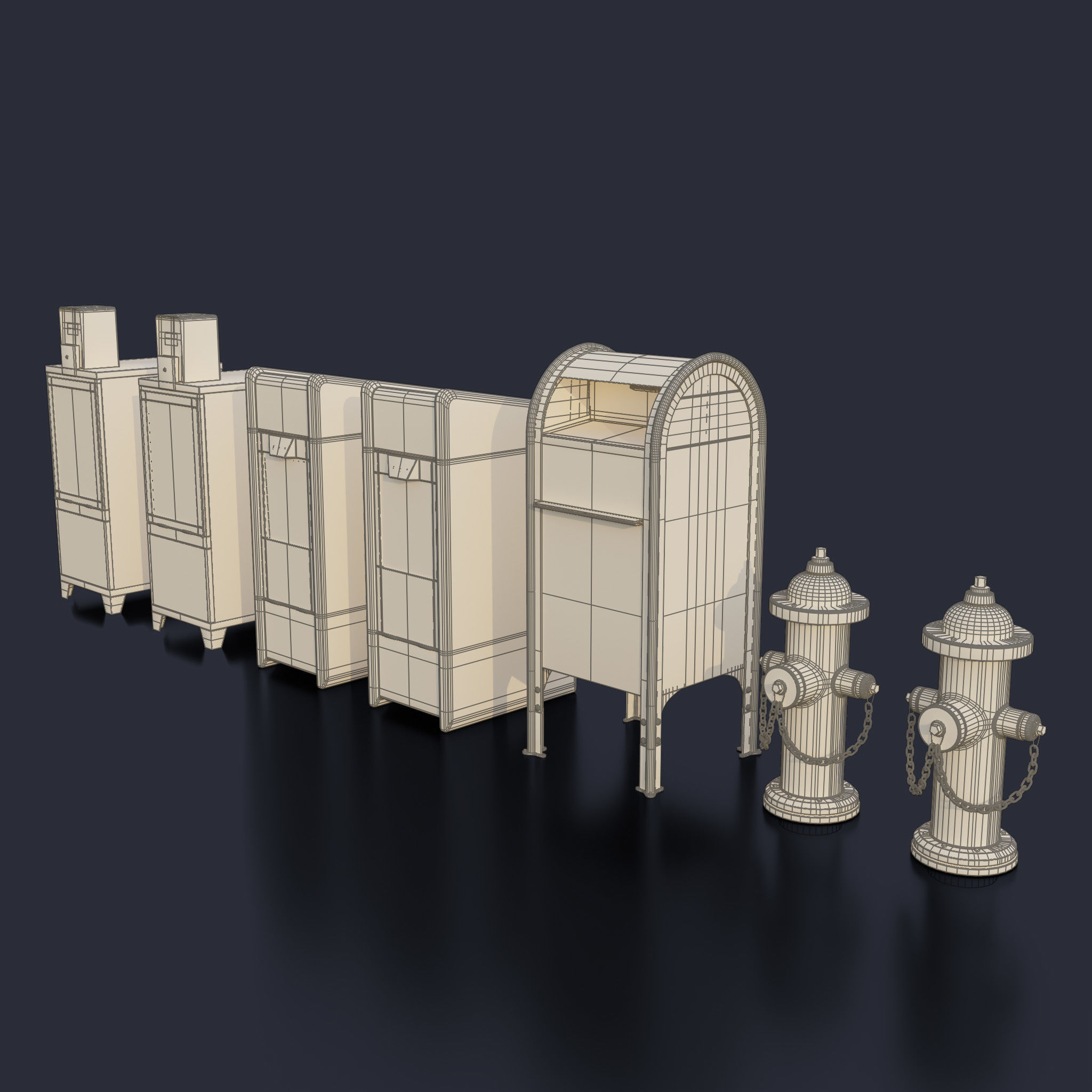 Street Assets 3D model | CGTrader