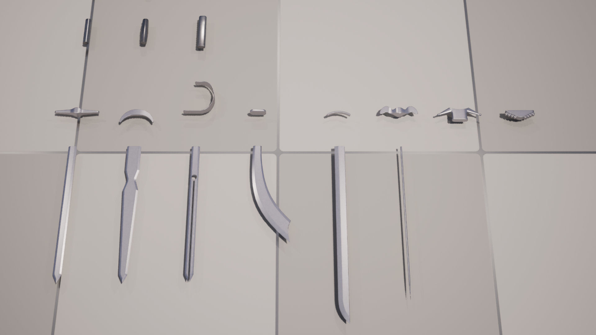 3D model Sword Parts Collection - Create Your Own Stunning Blades VR ...