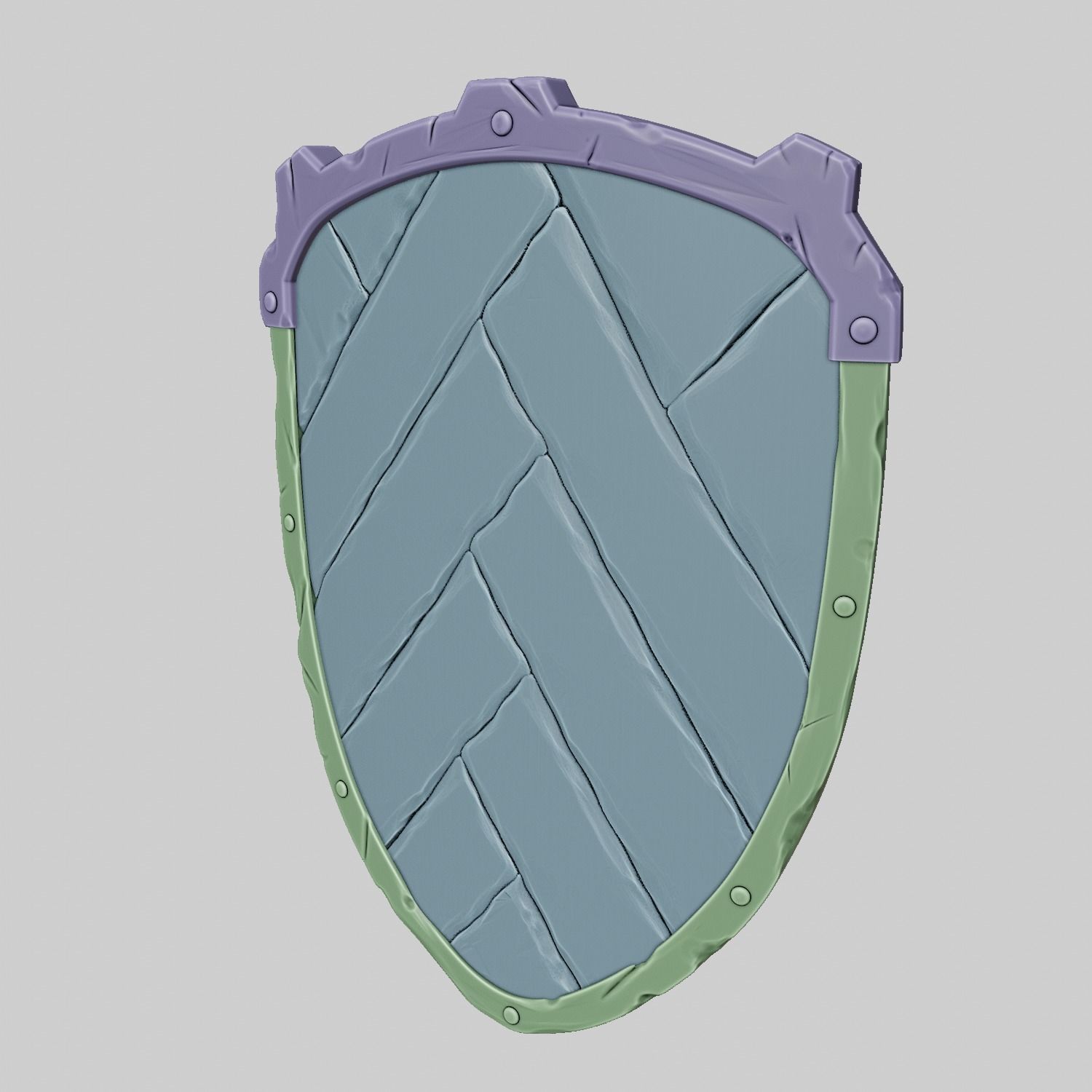 Zelda Wood Shield 3D model 3D printable | CGTrader