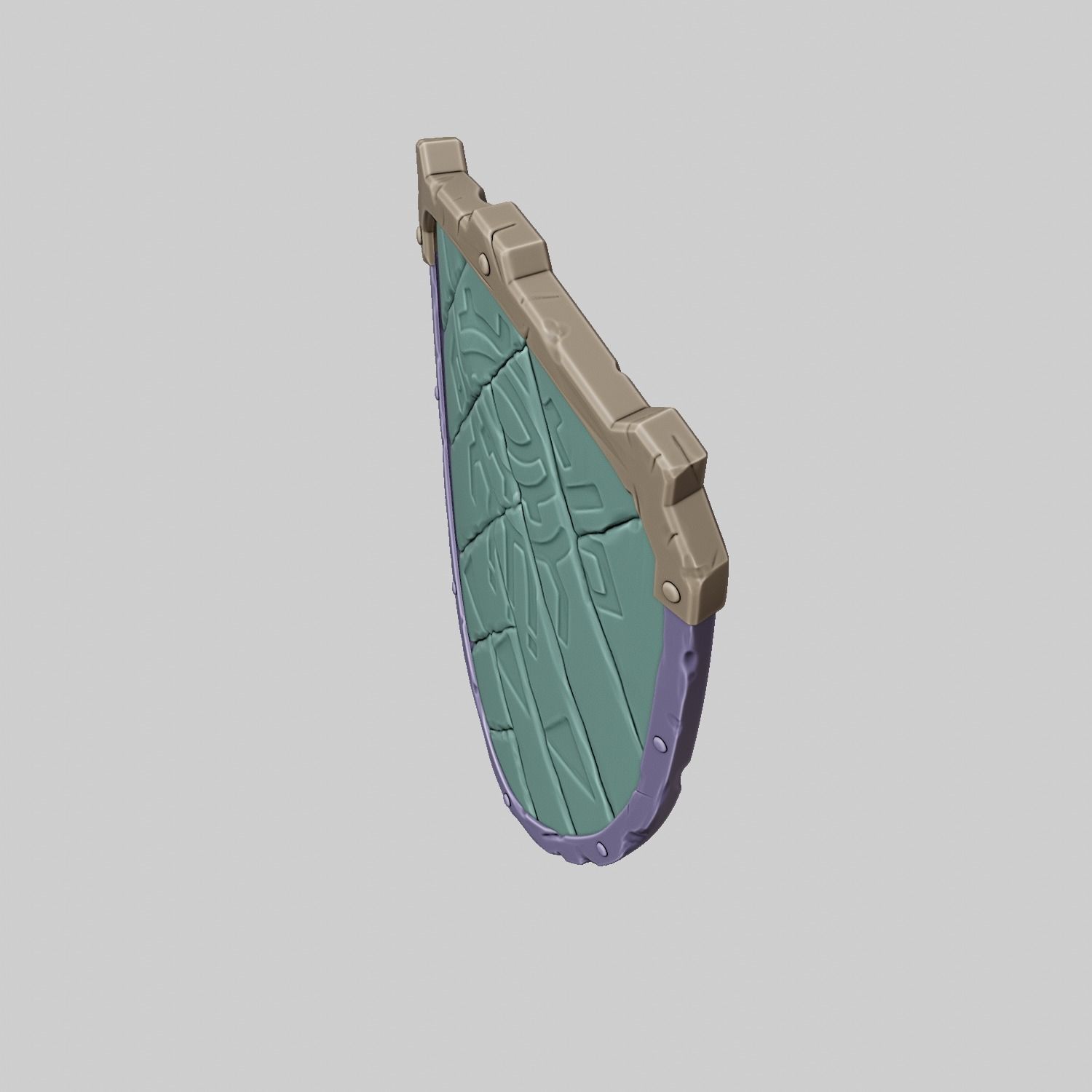 Zelda Wood Shield 3D model 3D printable | CGTrader