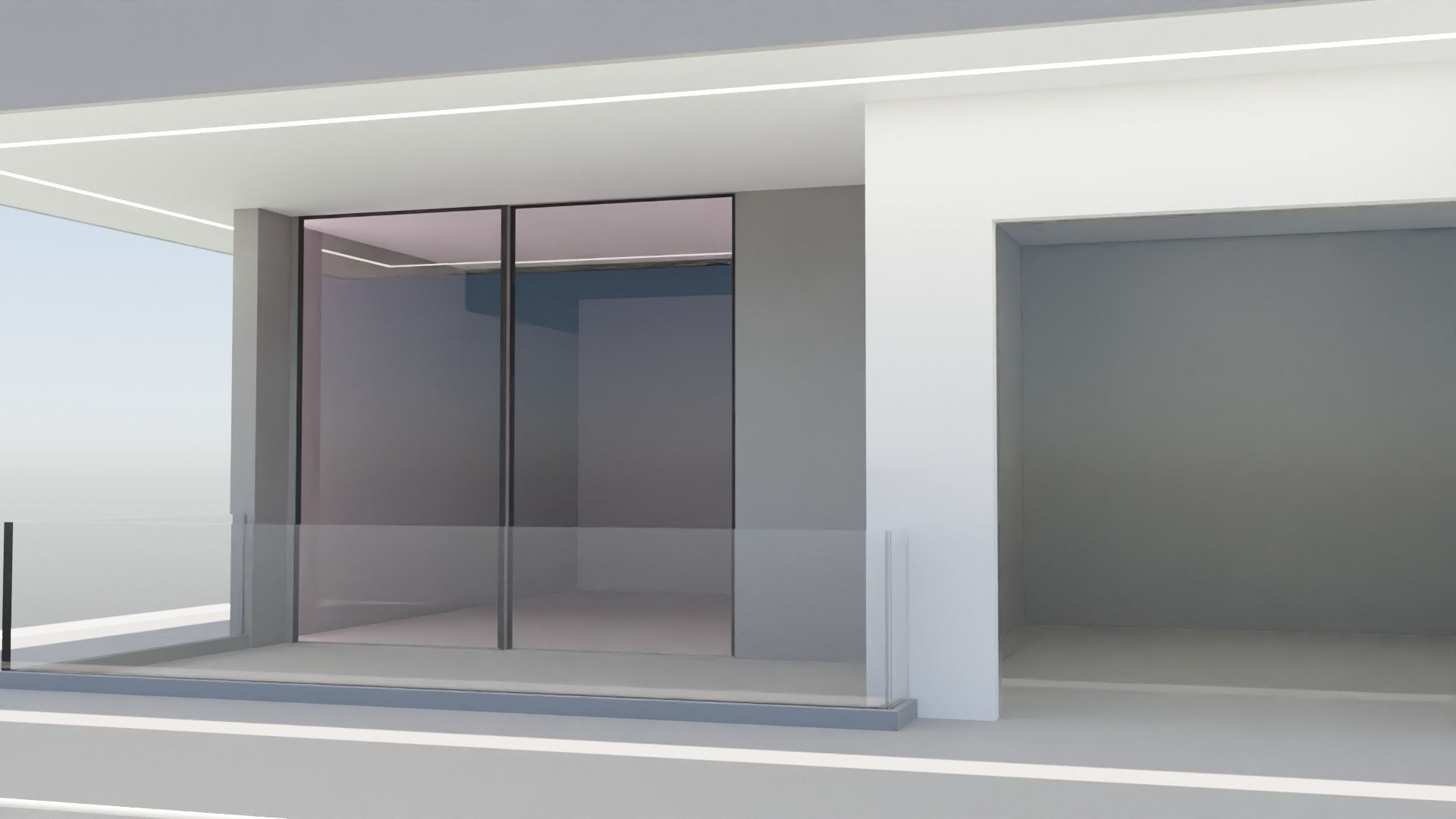 cozy house in high-tech style 3D model rigged | CGTrader