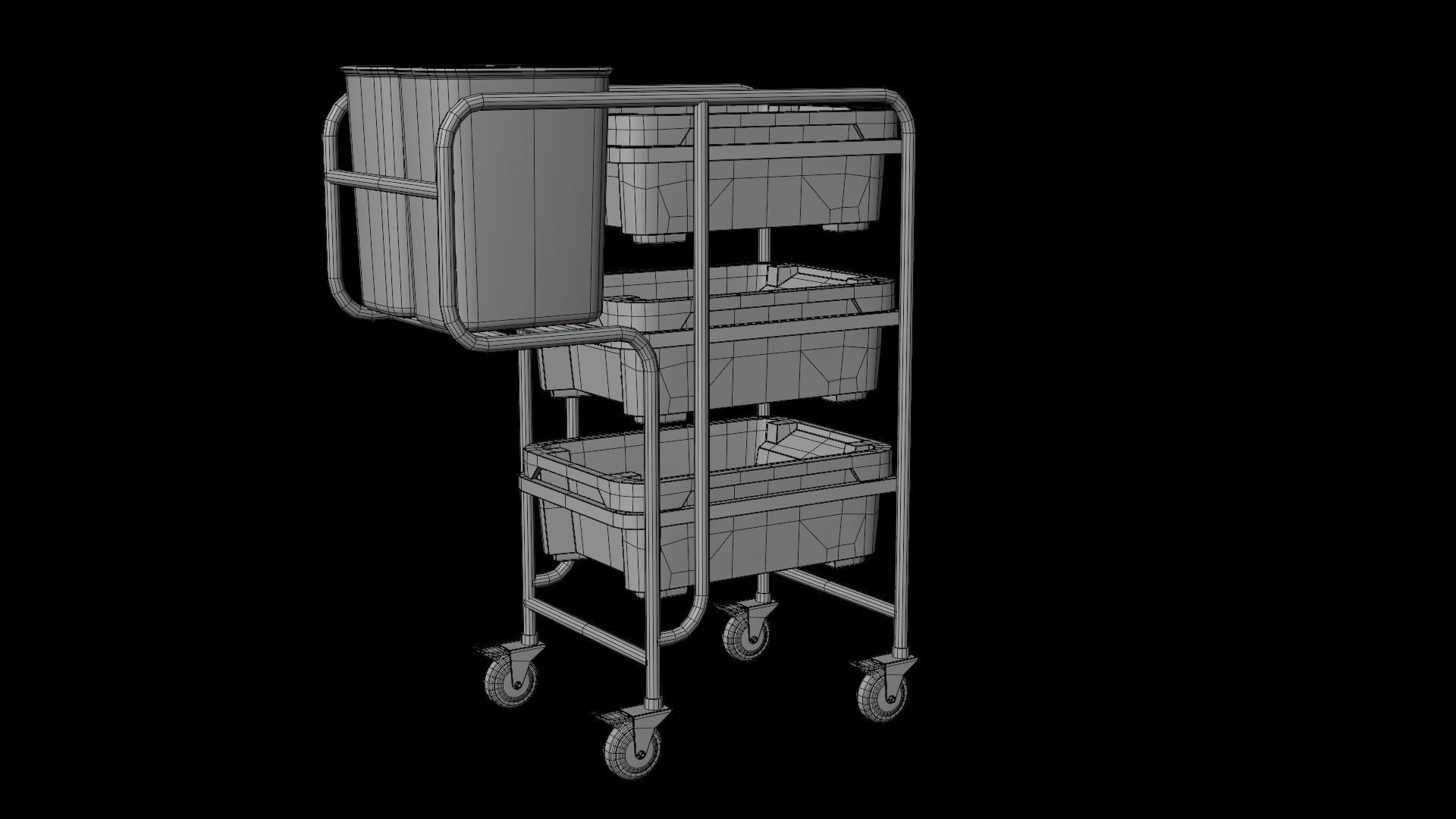 Collection Trolley 3D model | CGTrader