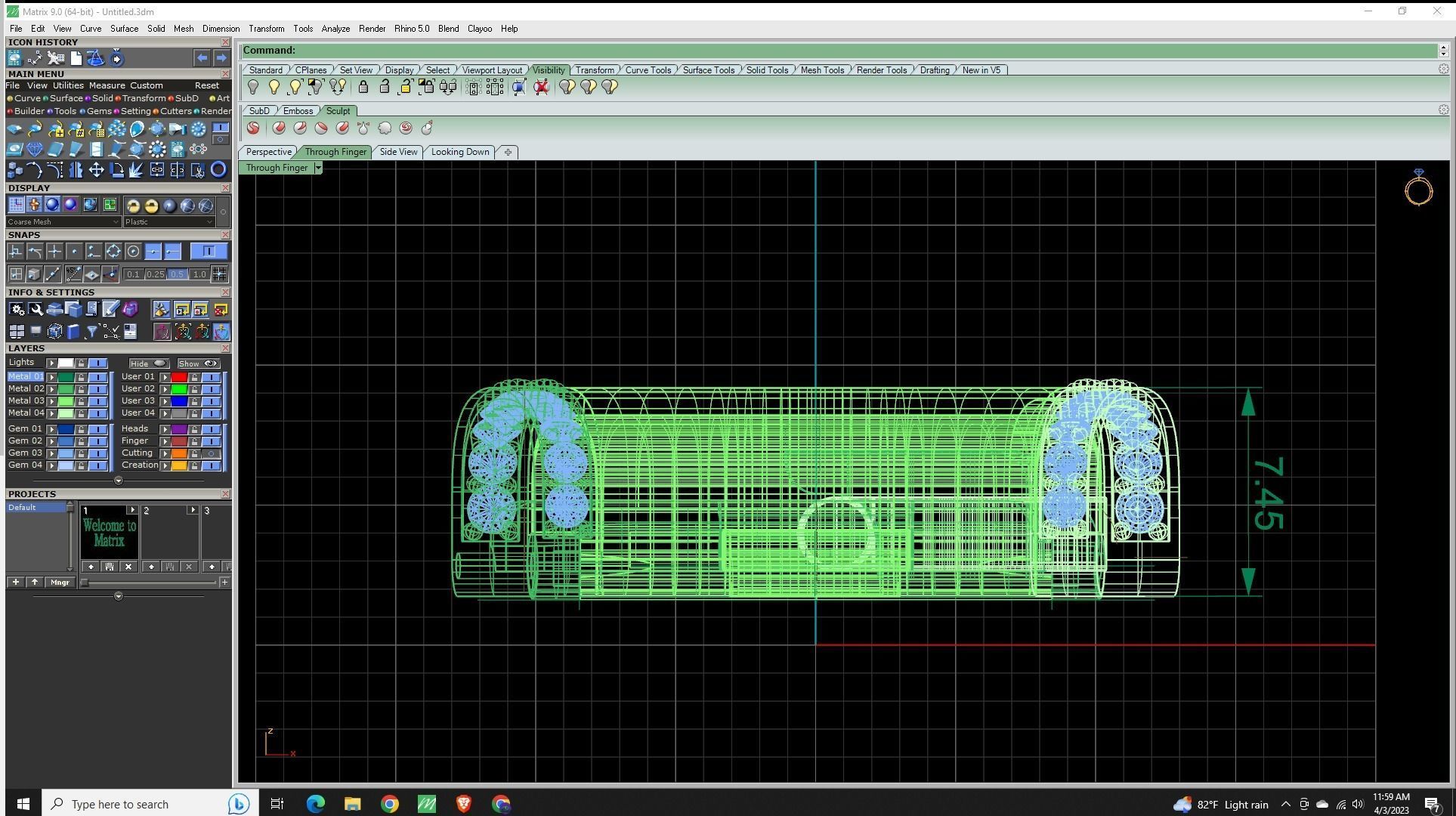 Cuban Lock Curve 18mm 3D model 3D printable | CGTrader