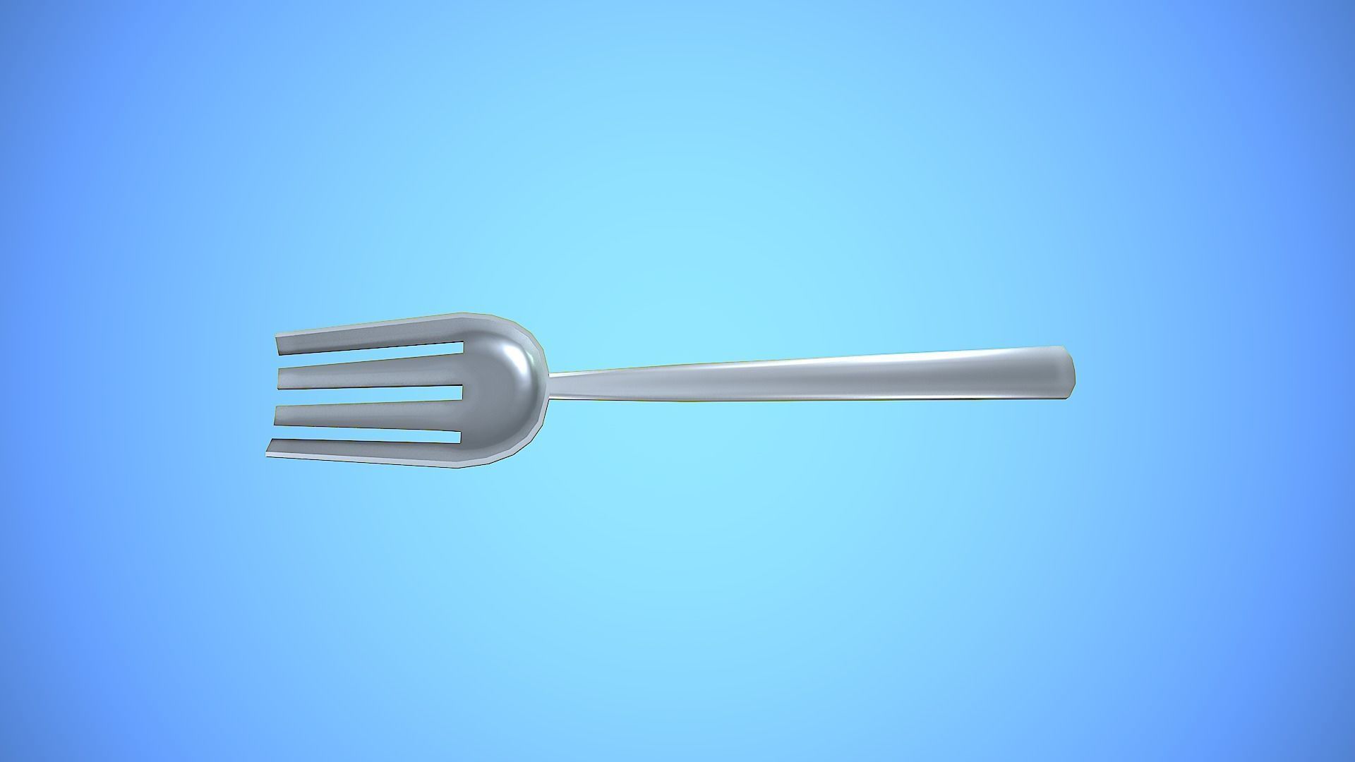 3D model FORK KITCHEN CARTOON STYLIZED VR / AR / low-poly | CGTrader