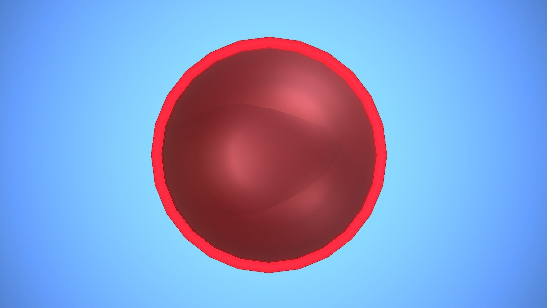 3D model RED BOWL KITCHEN CARTOON STYLIZED VR / AR / low-poly | CGTrader