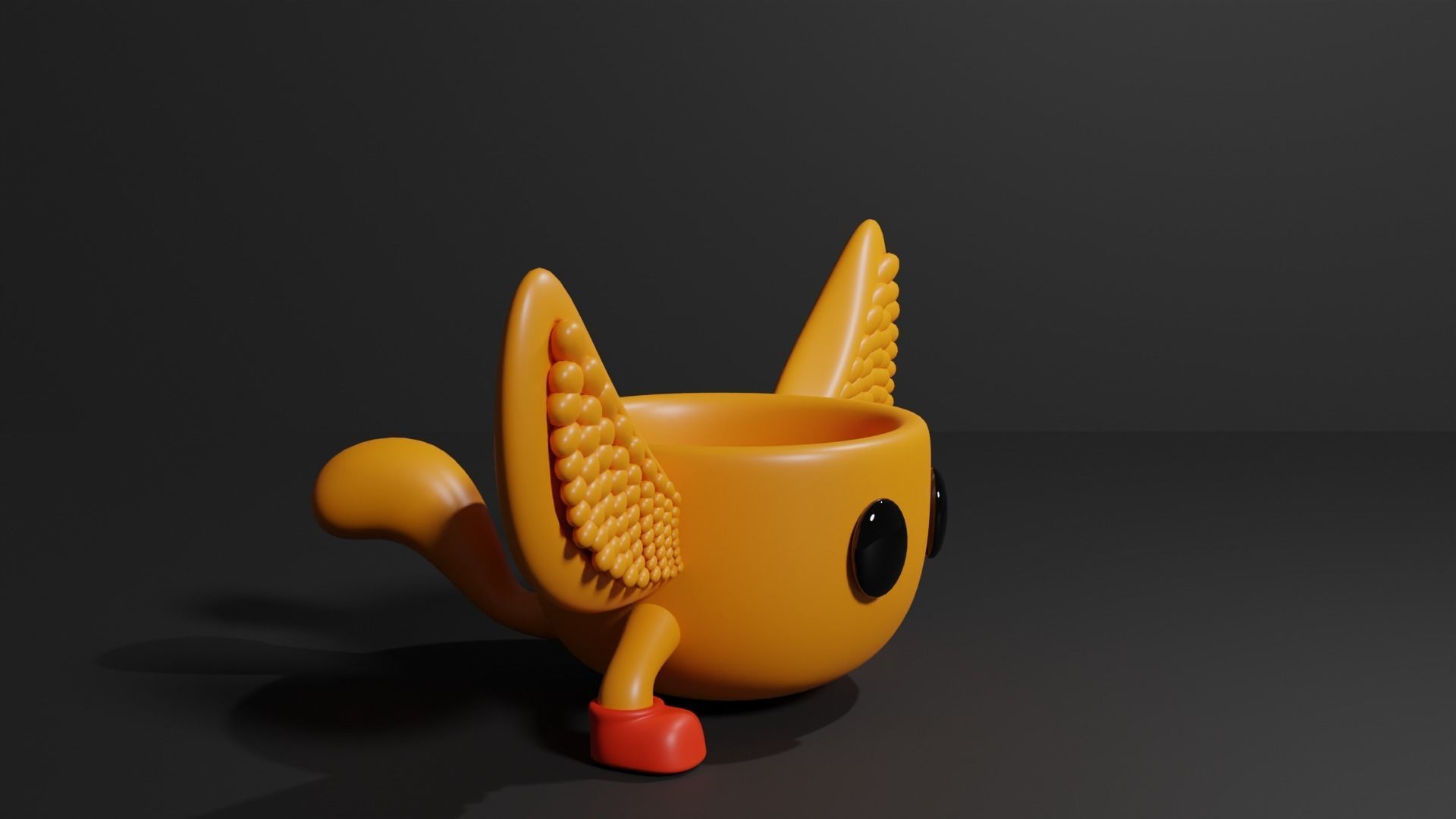 3D Angel Cup Printable STL 3D model 3D printable | CGTrader