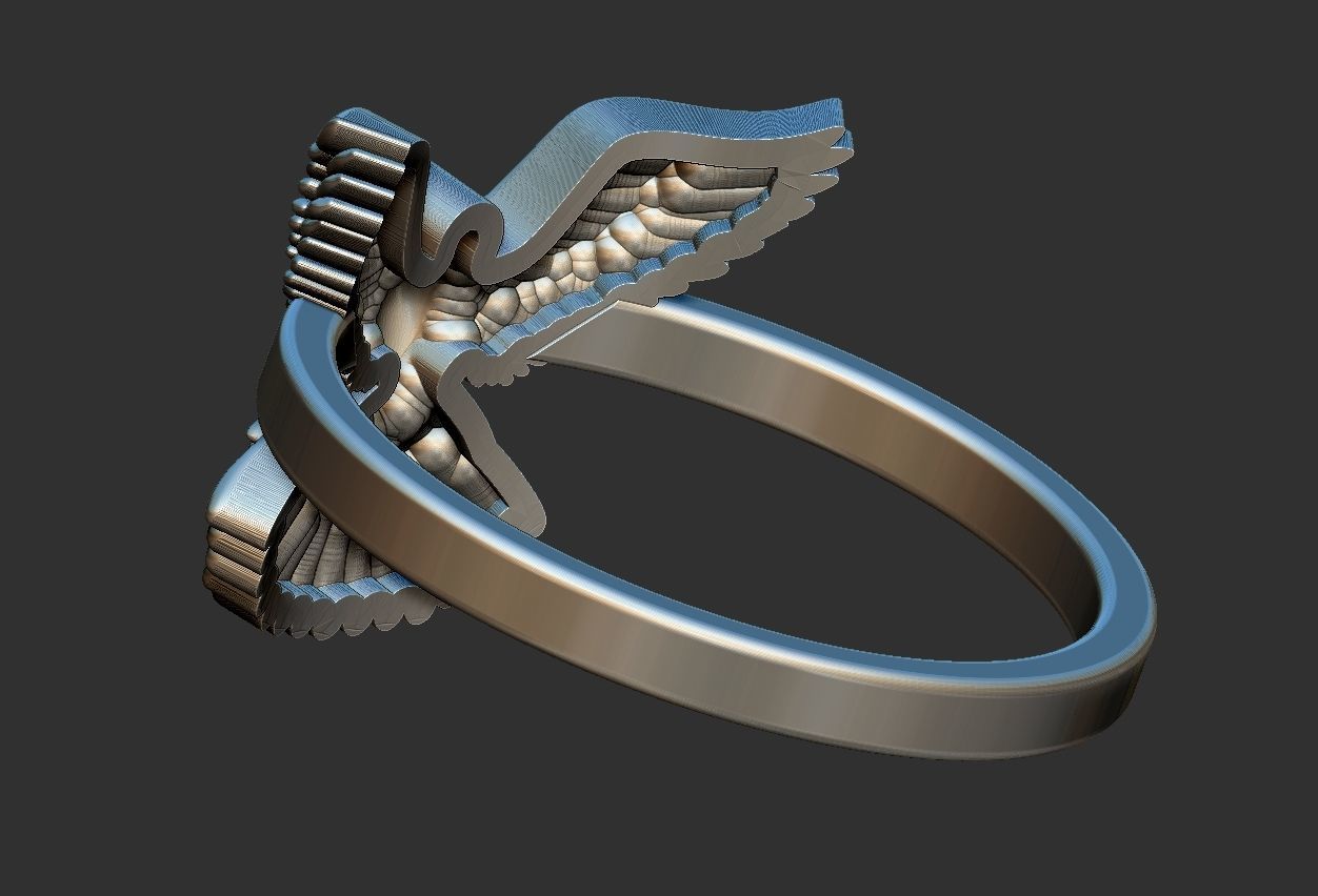 Holi Spirit Dove ring - Espirito Santo 3D model 3D printable | CGTrader