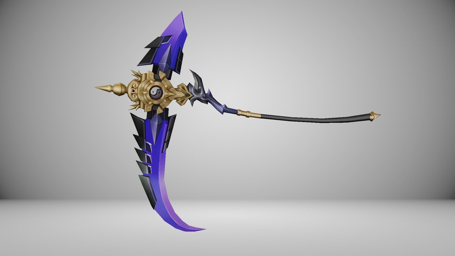 3D model Futuristic Scythe VR / AR / low-poly | CGTrader