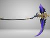 3D model Futuristic Scythe VR / AR / low-poly | CGTrader