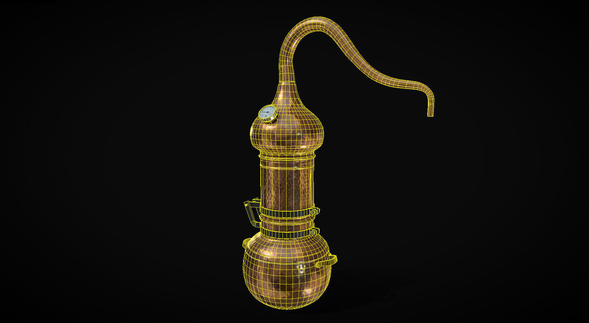 3D model Copper Alembic Still VR / AR / low-poly | CGTrader