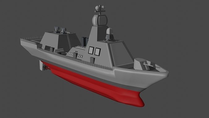 Aslanbekov Class Corvette Design Concept 3D model | CGTrader
