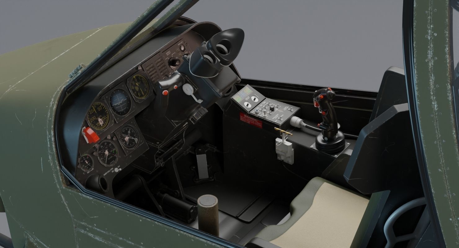AH-1s MOD Cobra - Attack Helicopter 3D model | CGTrader