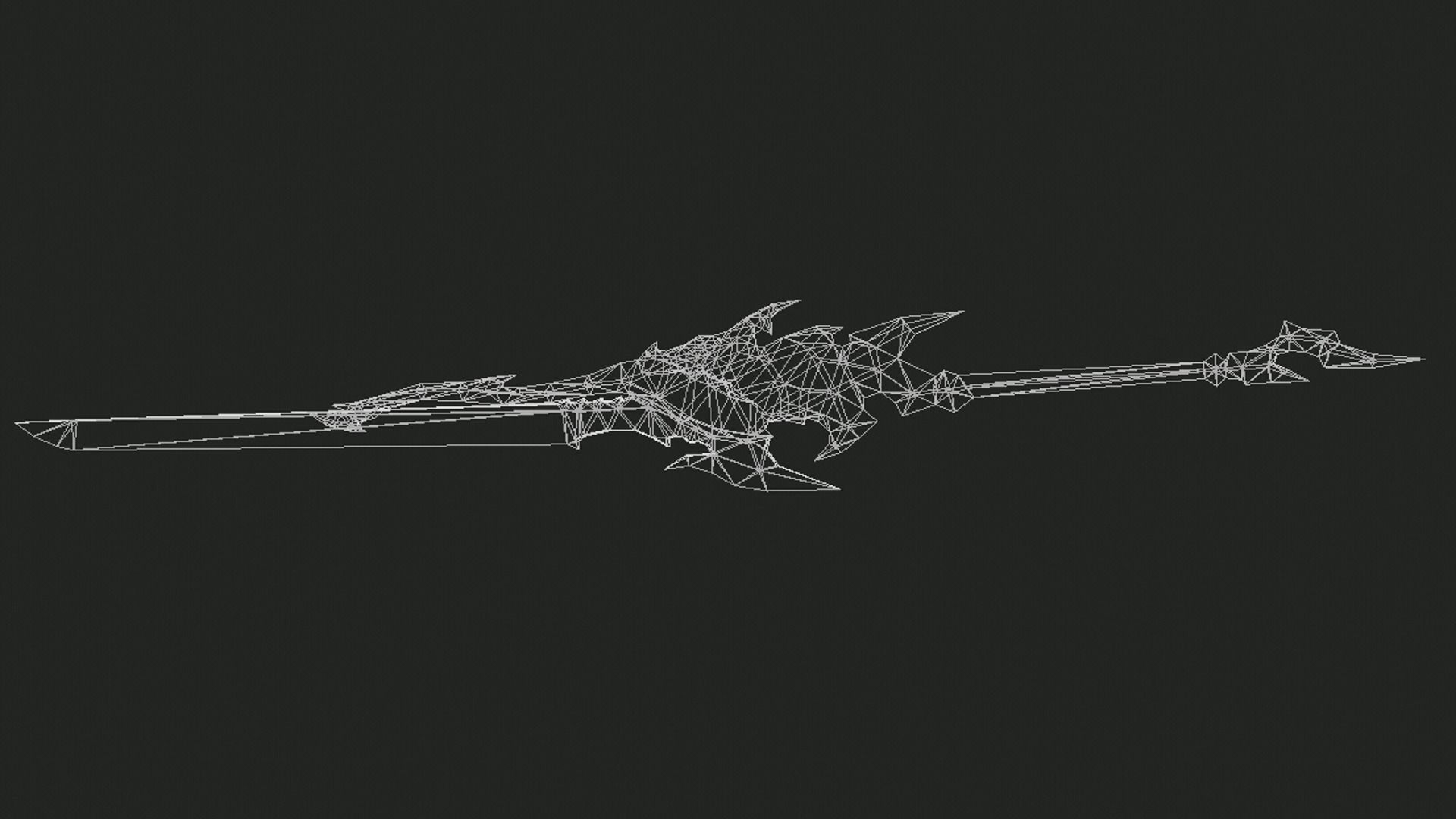 3D model Futuristic Sword VR / AR / low-poly | CGTrader