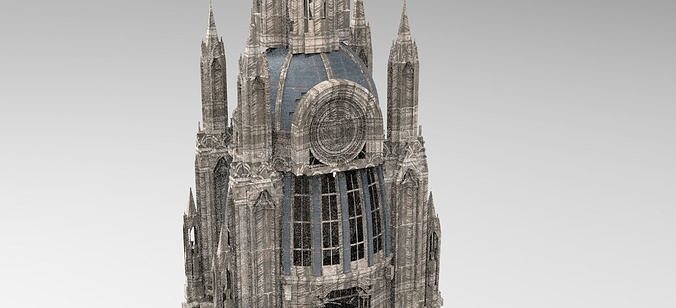 Imperial City Tower Halls Arch Tower 3D model | CGTrader