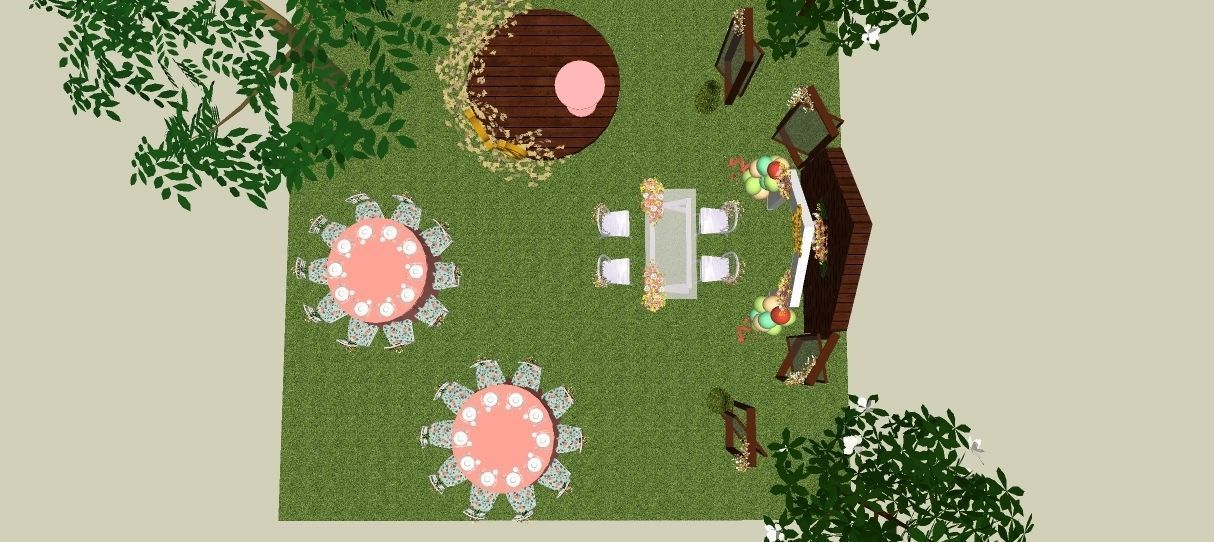 Art Rustic Wedding Decoration 3D model 3D printable | CGTrader
