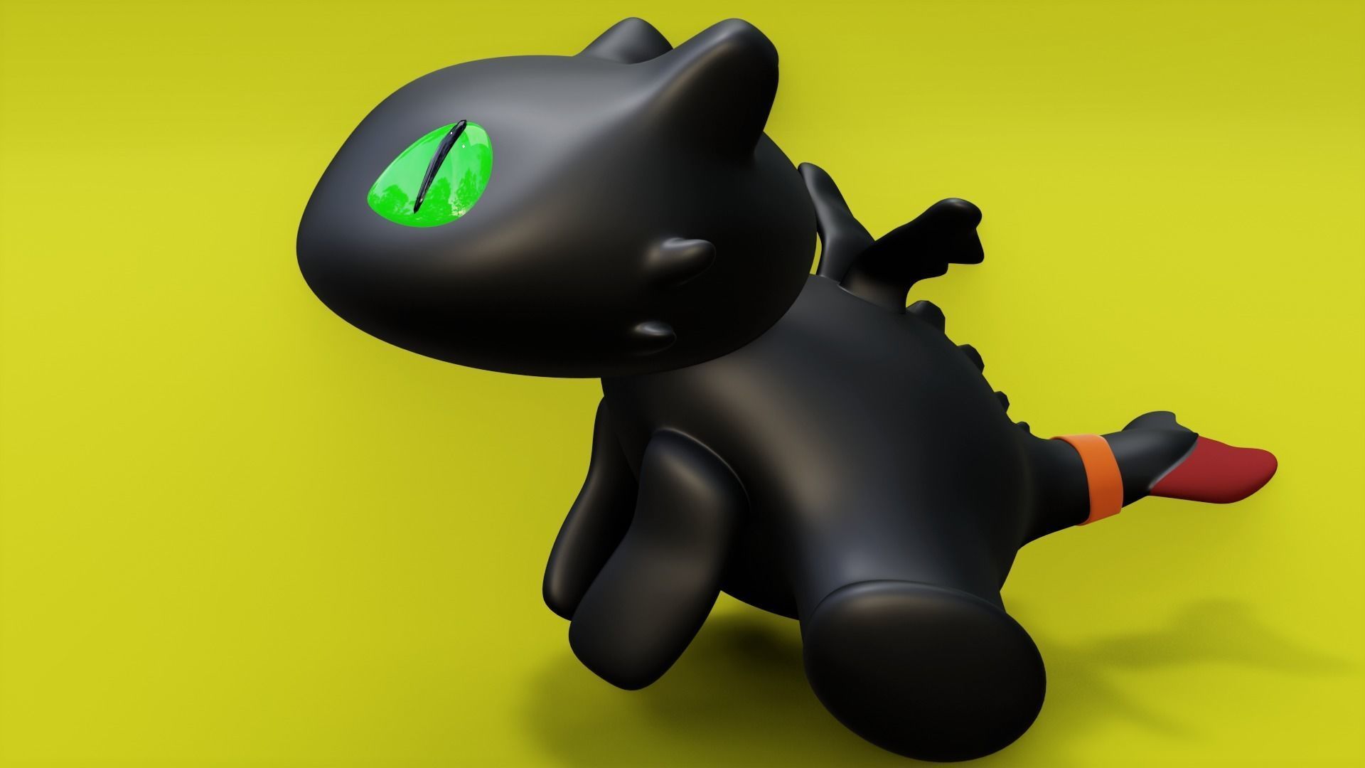 Toothless 3D model 3D printable | CGTrader
