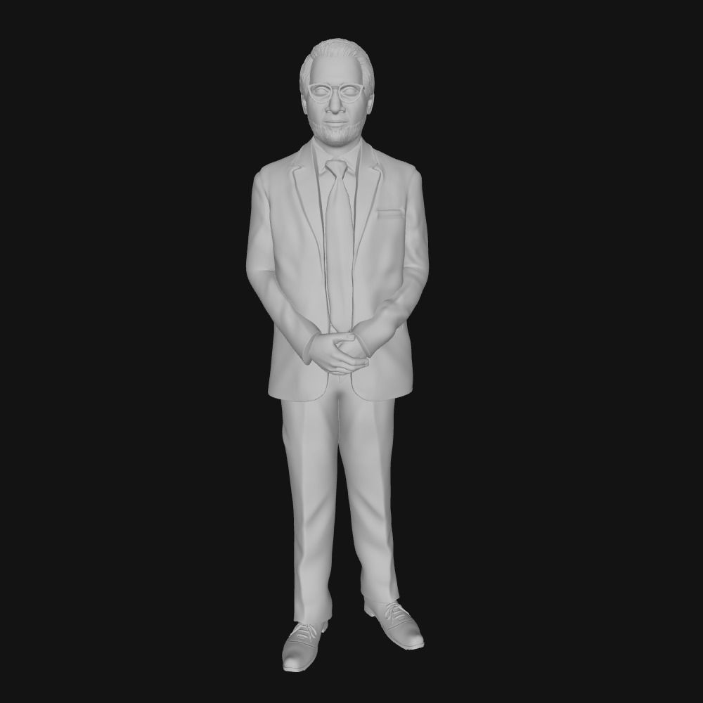 MAN IN SUIT- OFFICER- BUSINESS MAN- BUREAUCRAT- CEO- CFO- CTO 3D model ...