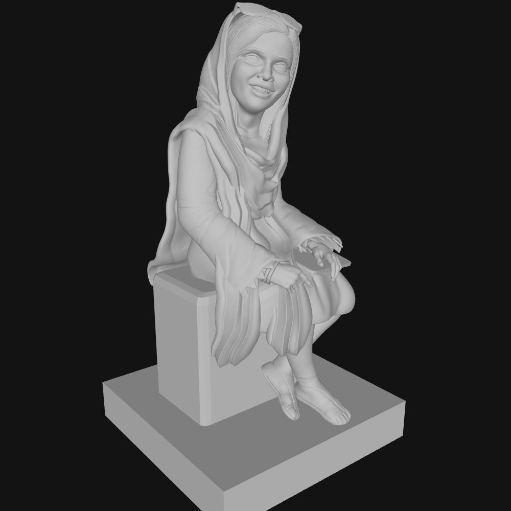FEMALE - GIRL ON BENCH- HUMAN- CHARACTER- FIGURE- PERSON- WOMAN 3D ...