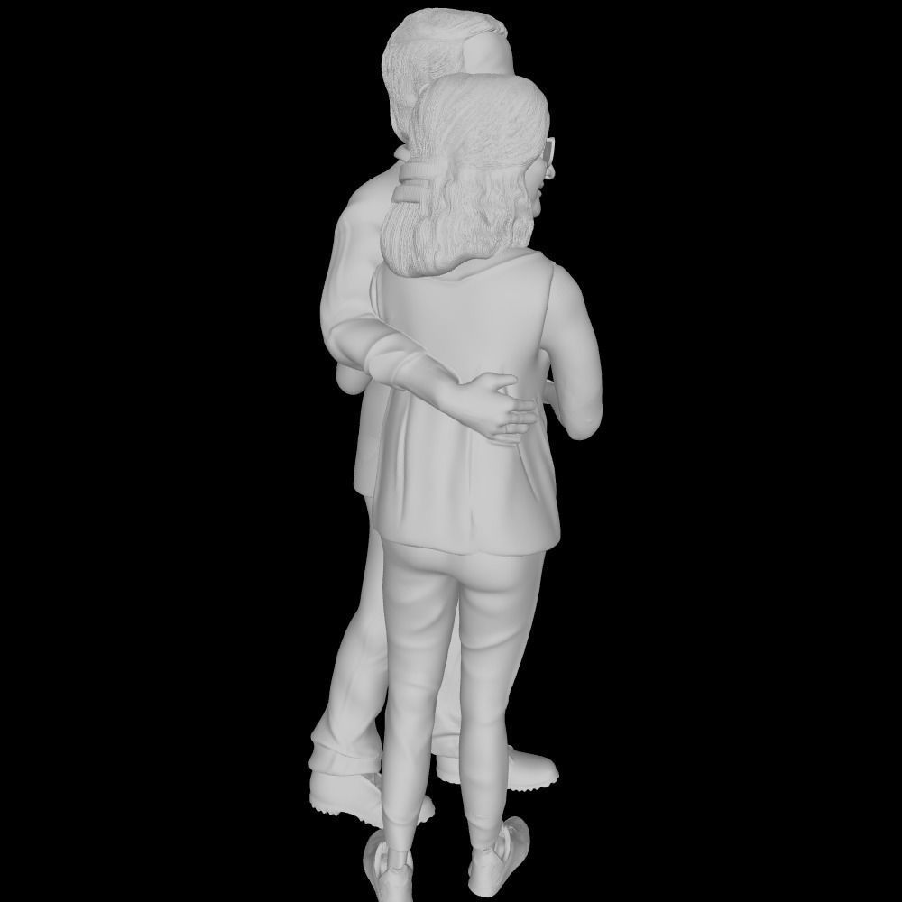 MATURE COUPLE 2 - INDIAN - PAKISTANI - PEOPLE 3D model 3D printable ...