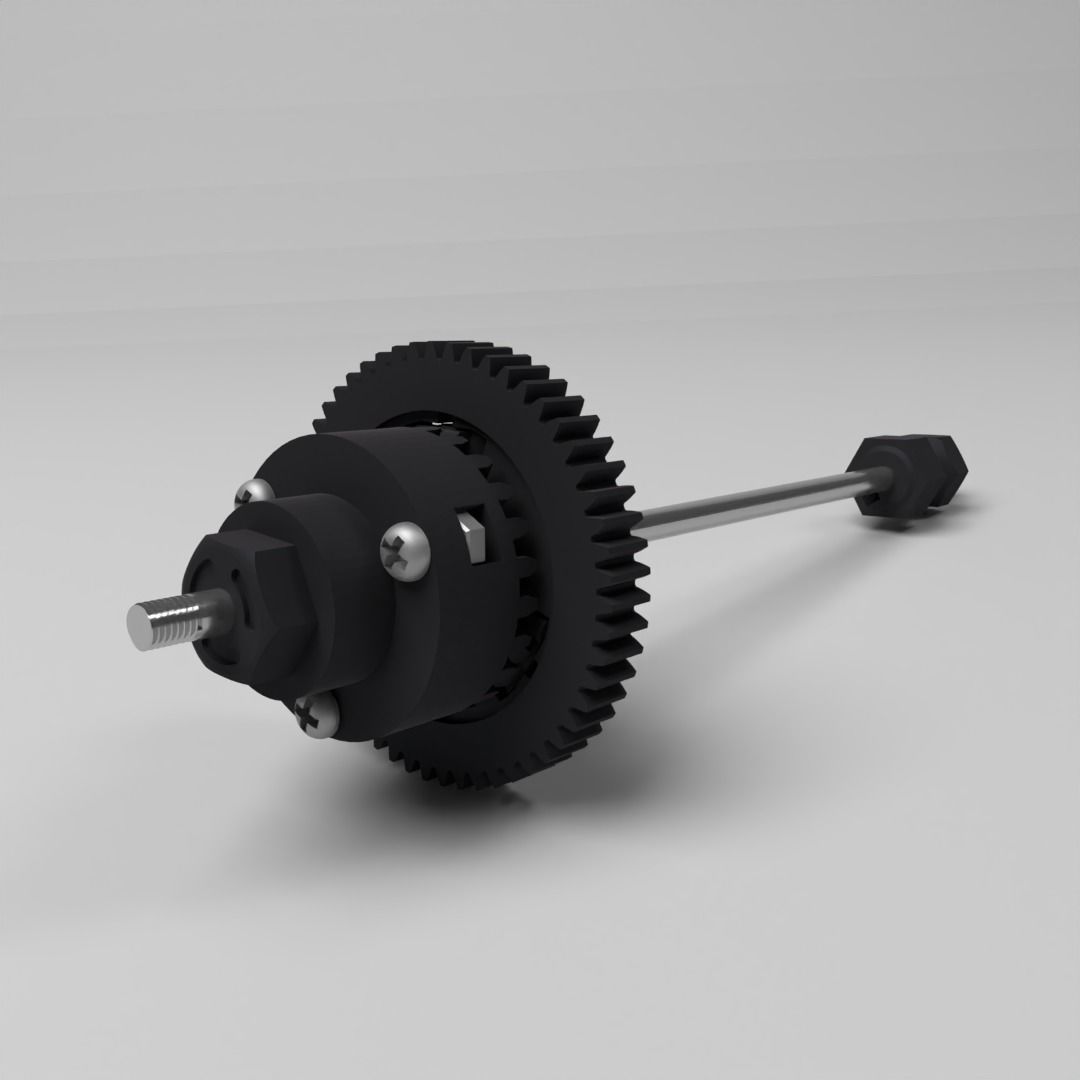 direct drive differential 3D model 3D printable | CGTrader