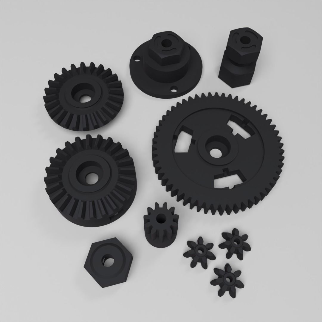 direct drive differential 3D model 3D printable | CGTrader